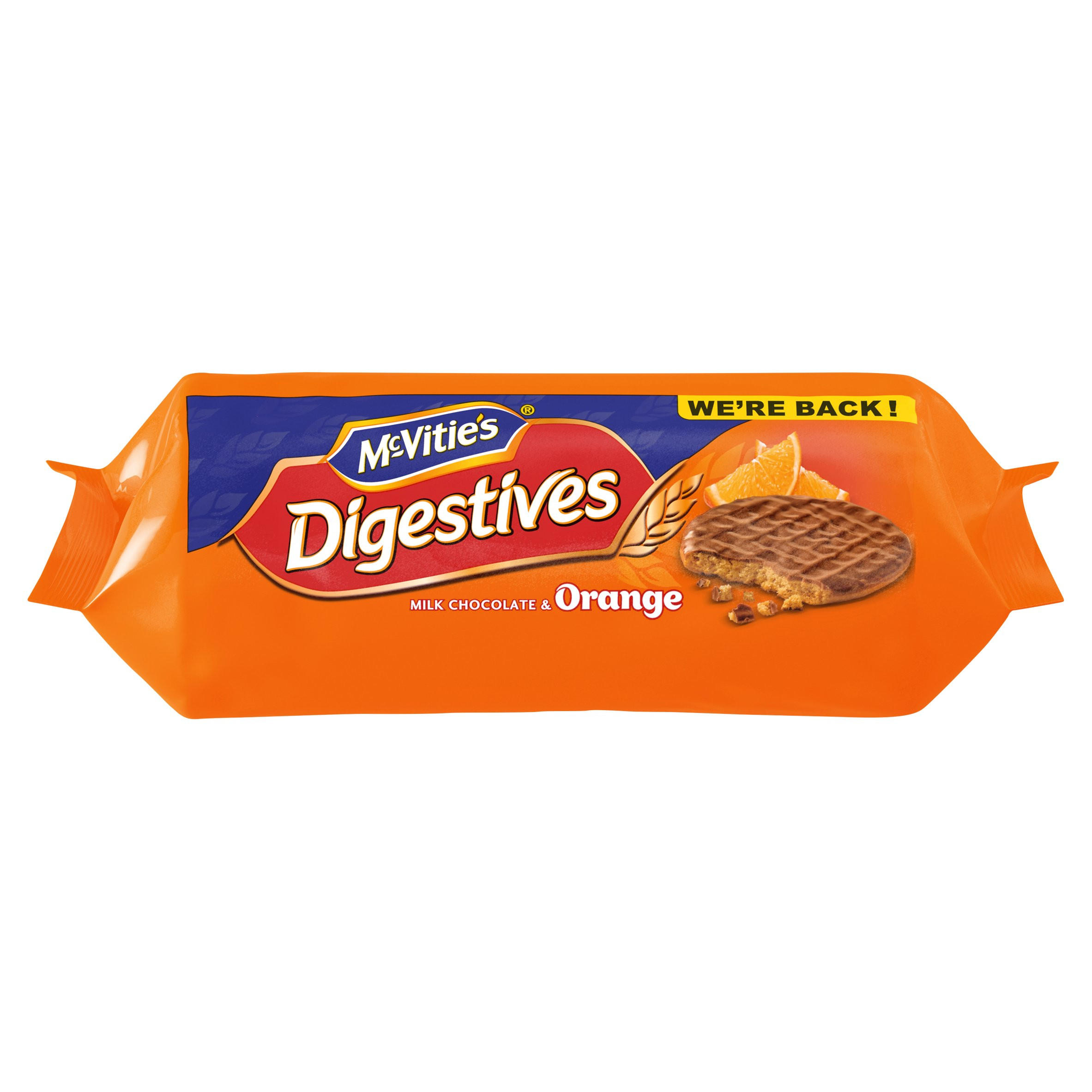 McVitie's Milk Chocolate Digestive Orange Biscuits 250g | Multibuy ...
