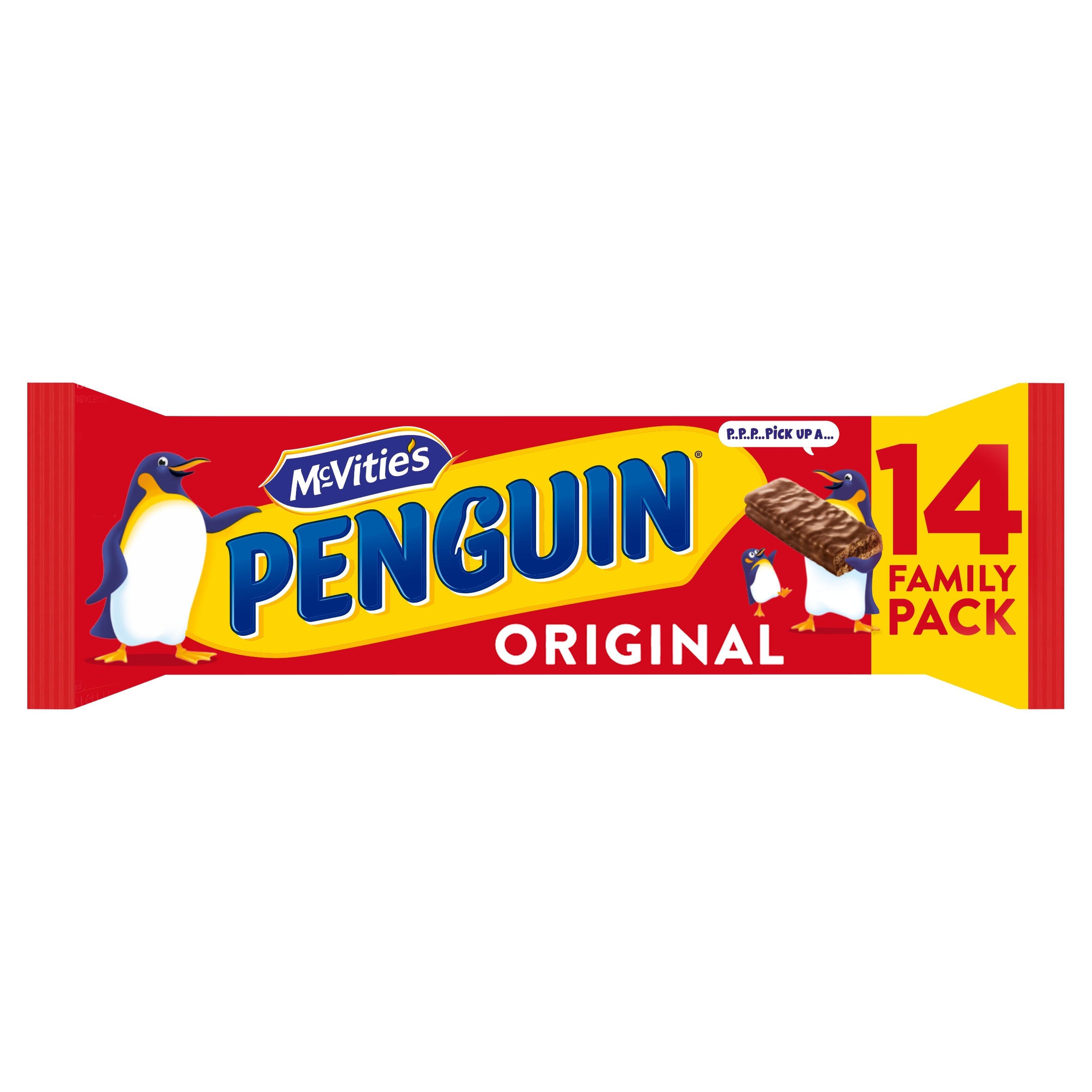 McVitie's Penguin Original Bars Family Pack 14 x 24.6 g (344.4g ...