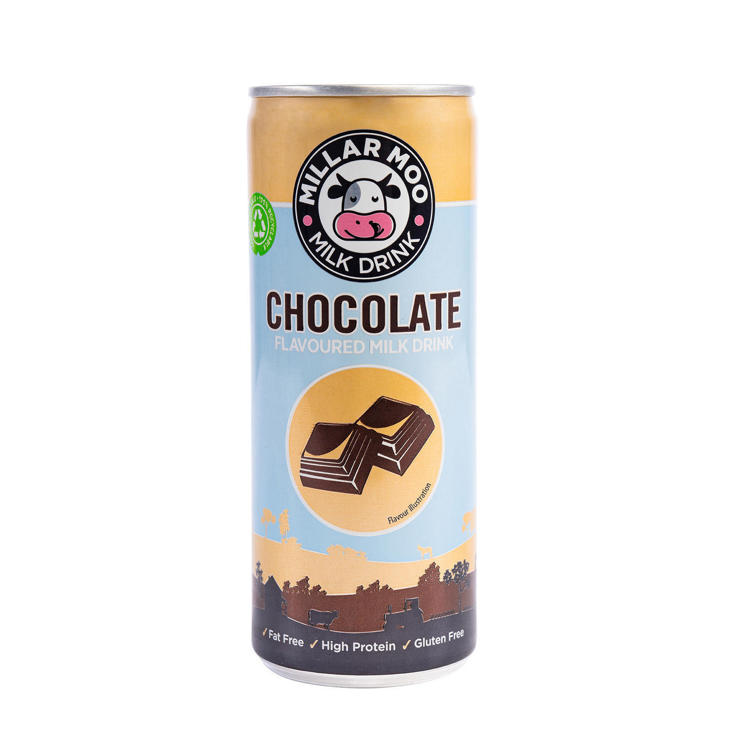 Millar Moo Chocolate Flavoured Milk Drink 250ml | Milkshakes | Iceland ...