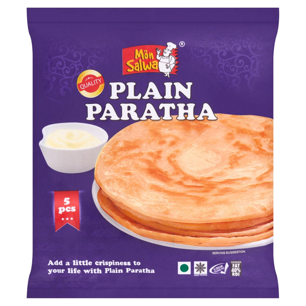 Mön Salwa 5 Plain Paratha 400gm | Halal | Iceland Foods
