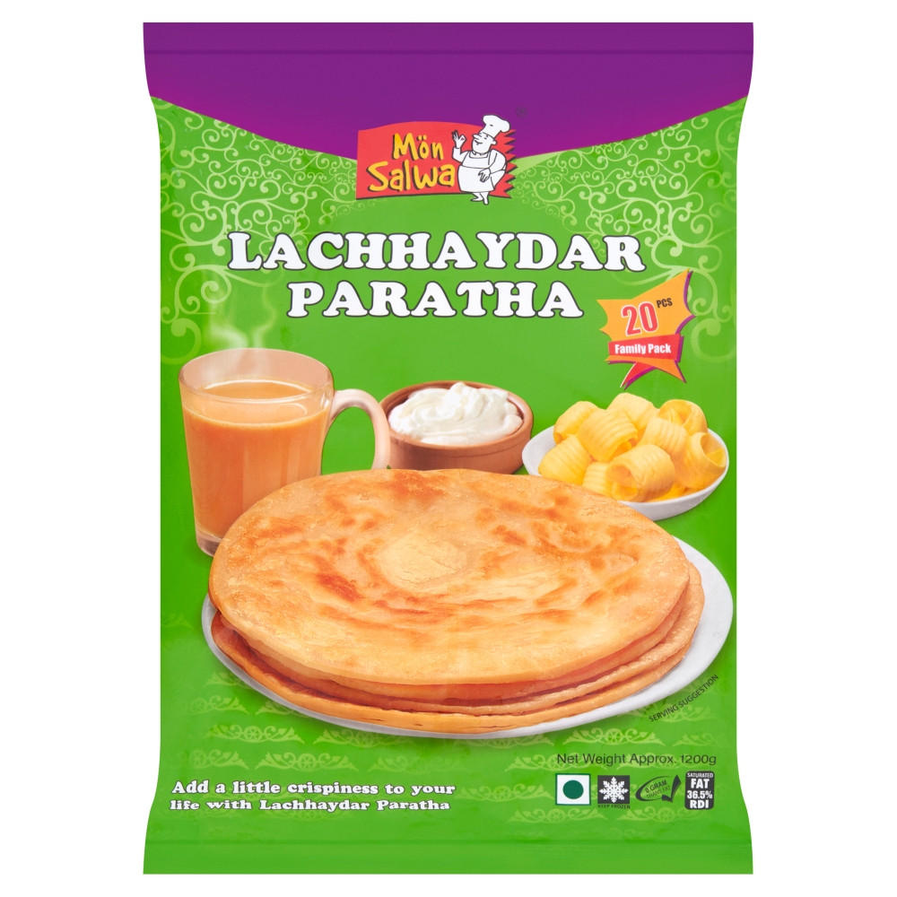 Mön Salwa Lachhaydar Paratha 1200gm | Halal | Iceland Foods