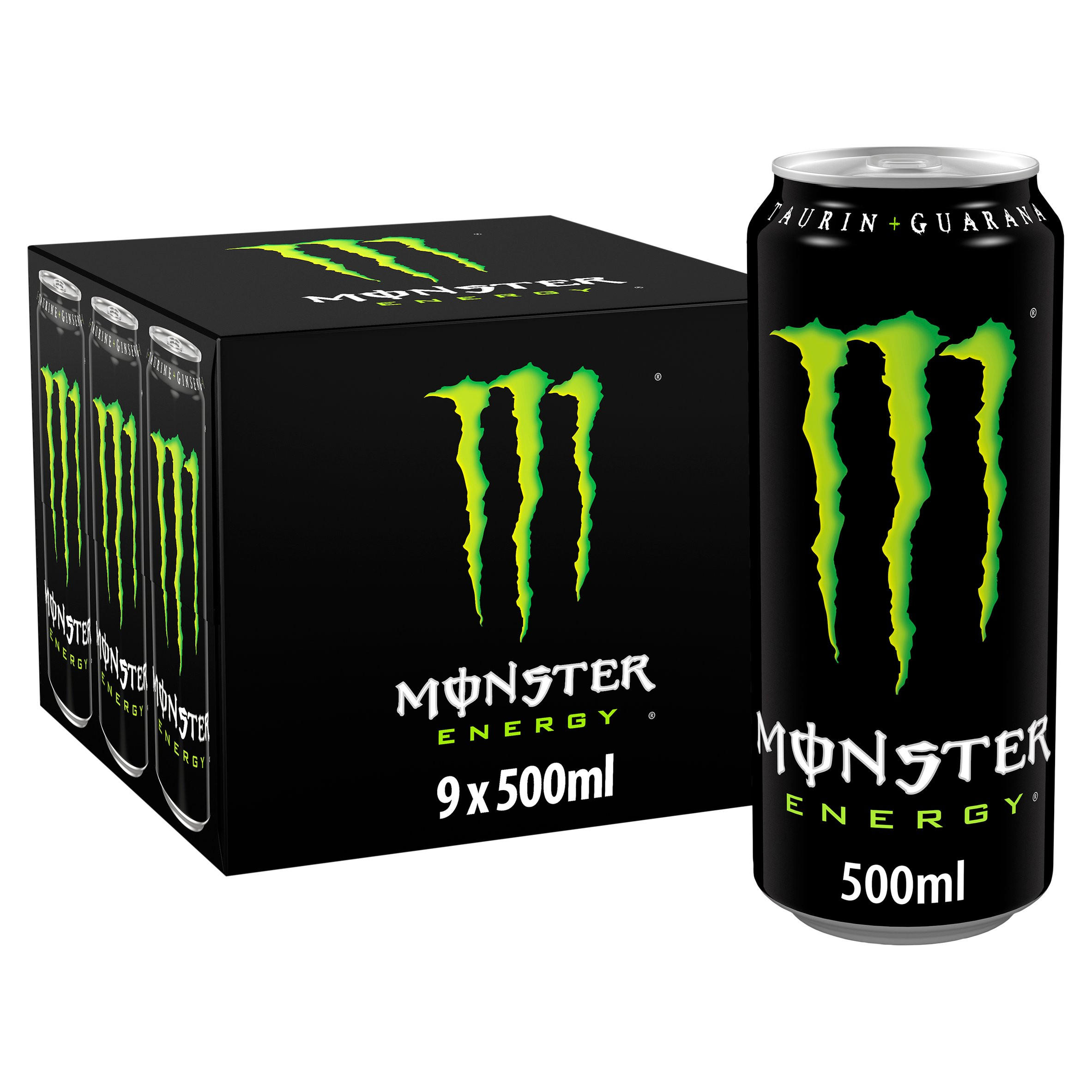 Monster Energy Drink 9 x 500ml | Sports & Energy Drinks | Iceland Foods