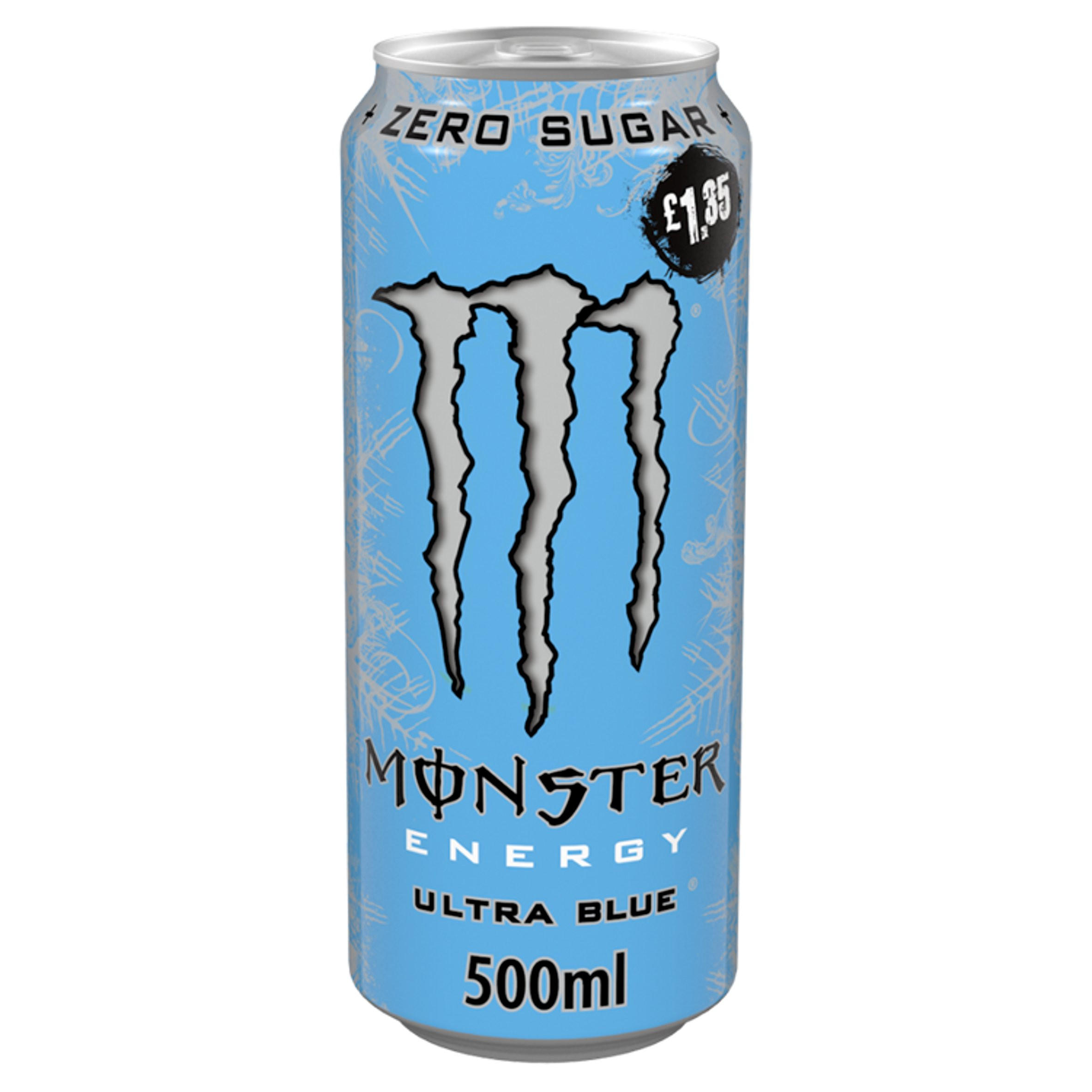 Monster Energy Drink Ultra Blue 500ml PM £1.35 | Kitchenware DNU ...