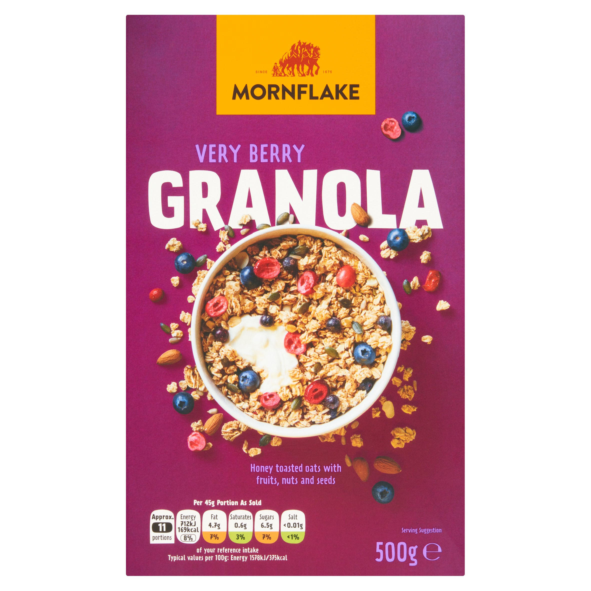 Mornflake Very Berry Granola 500g | Everyday & Family Cereal | Iceland ...