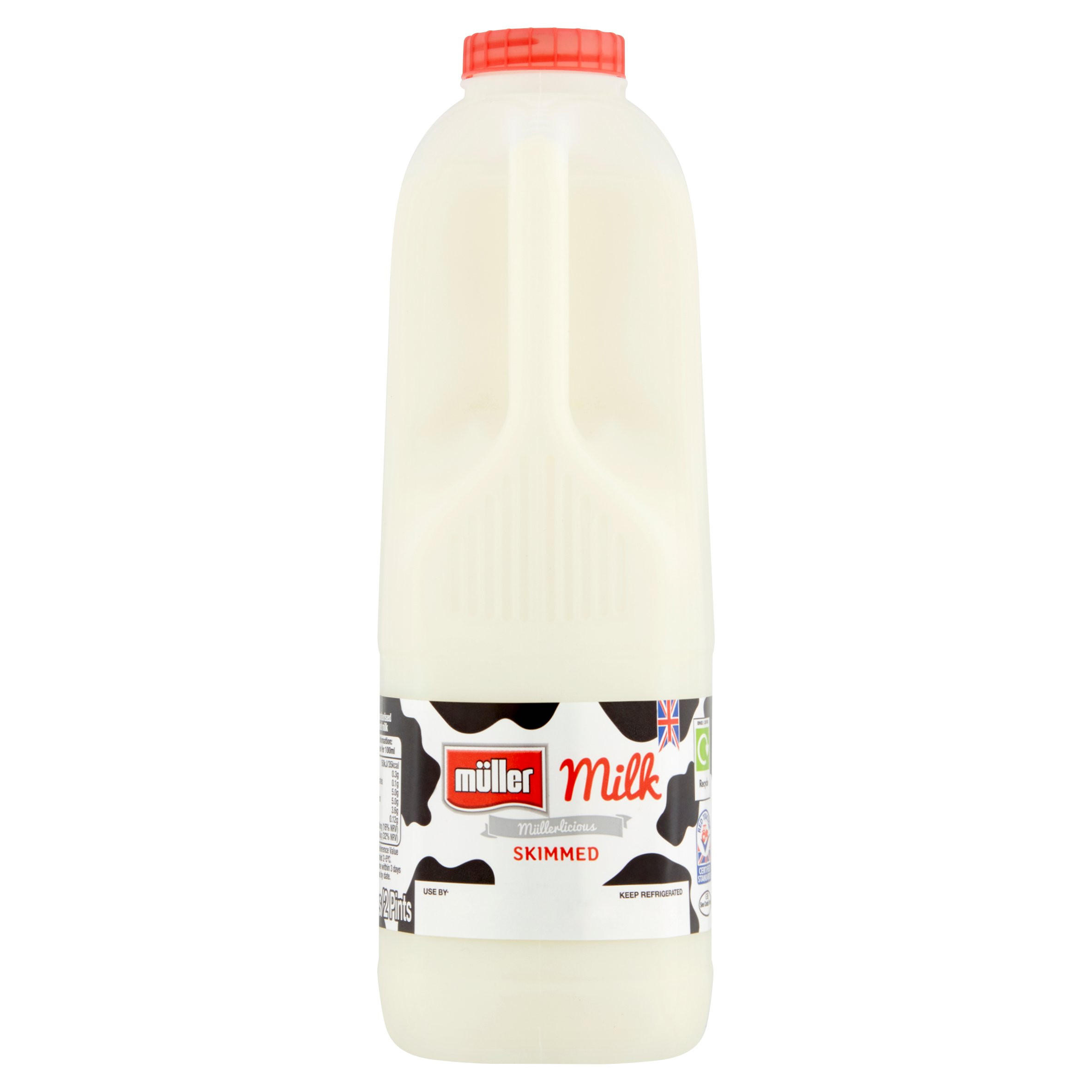Müller Milk Skimmed 2 Pints 1.136 Litres | Milk | Iceland Foods