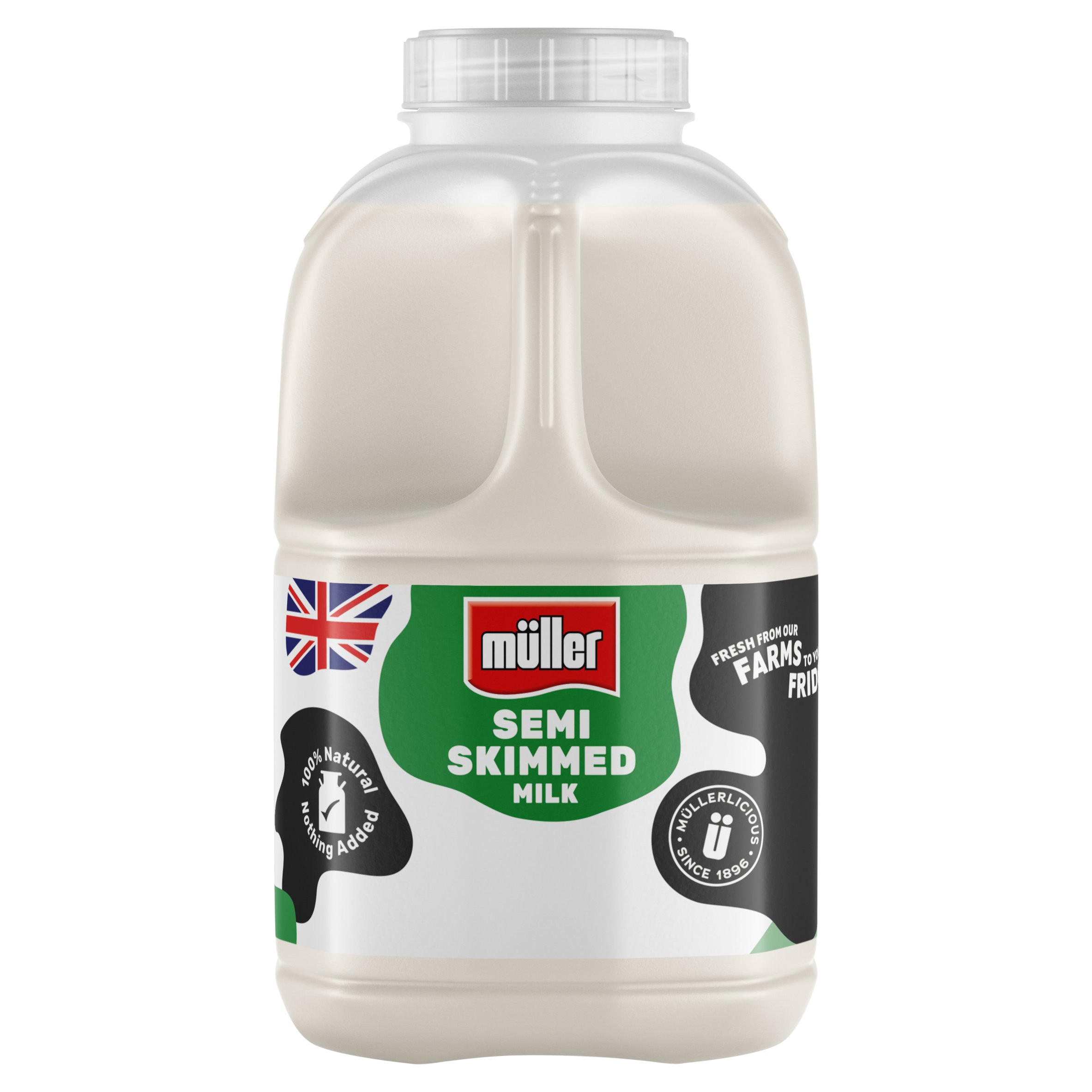 müller Semi Skimmed Milk 568ml | Milk | Iceland Foods