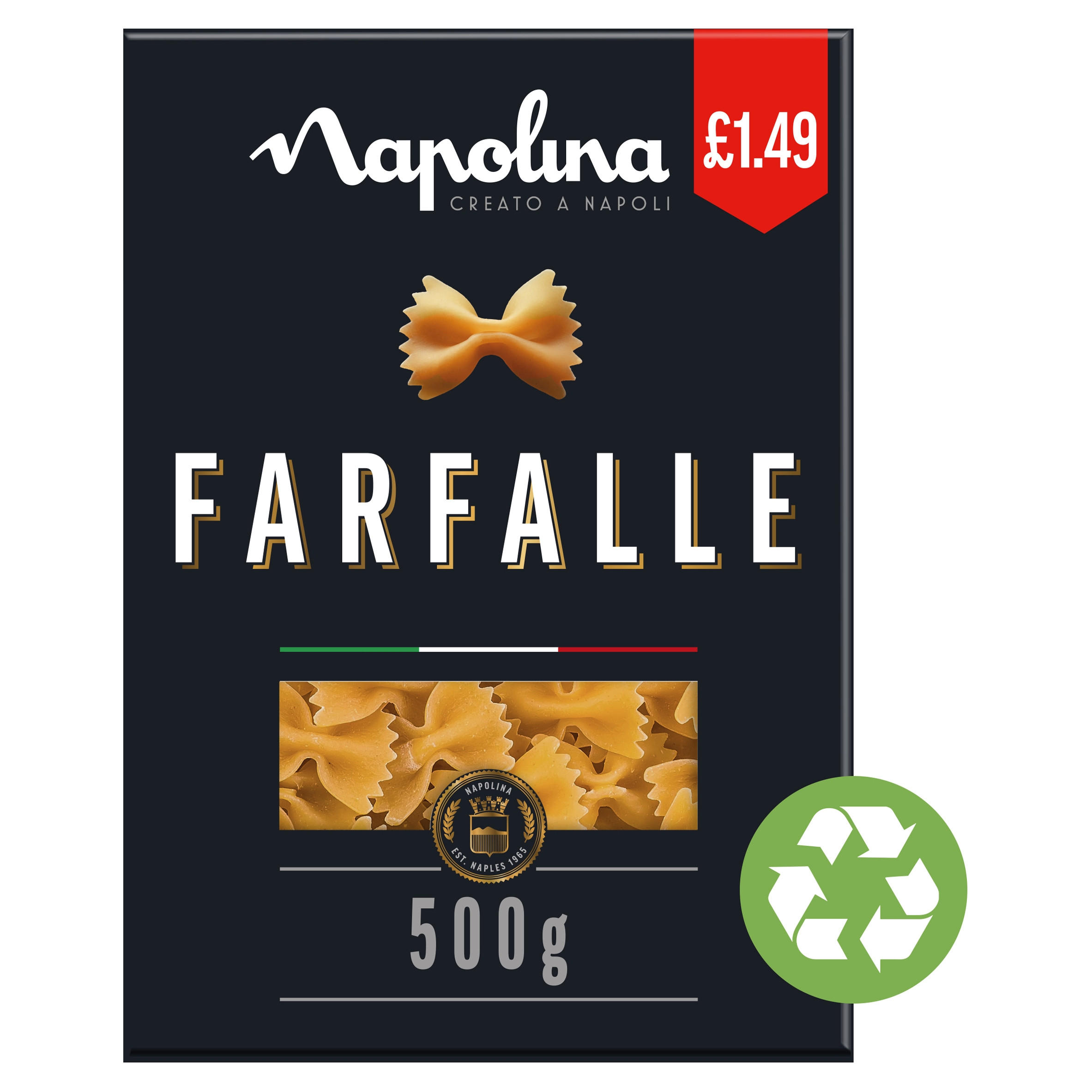 Napolina Farfalle Pasta 500g | Pasta | Iceland Foods