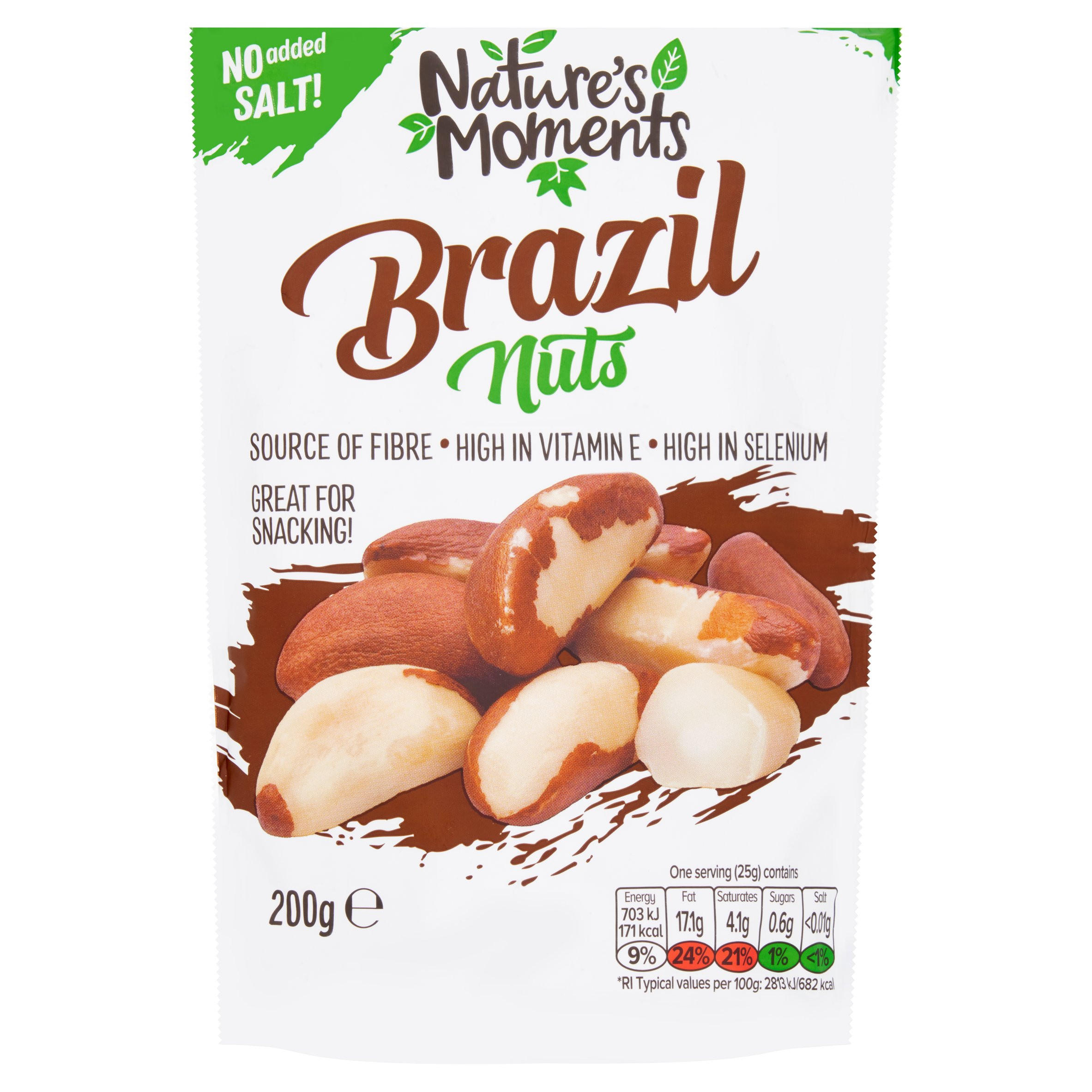 Nature's Moments Brazil Nuts 200g | Nuts & Snacks | Iceland Foods