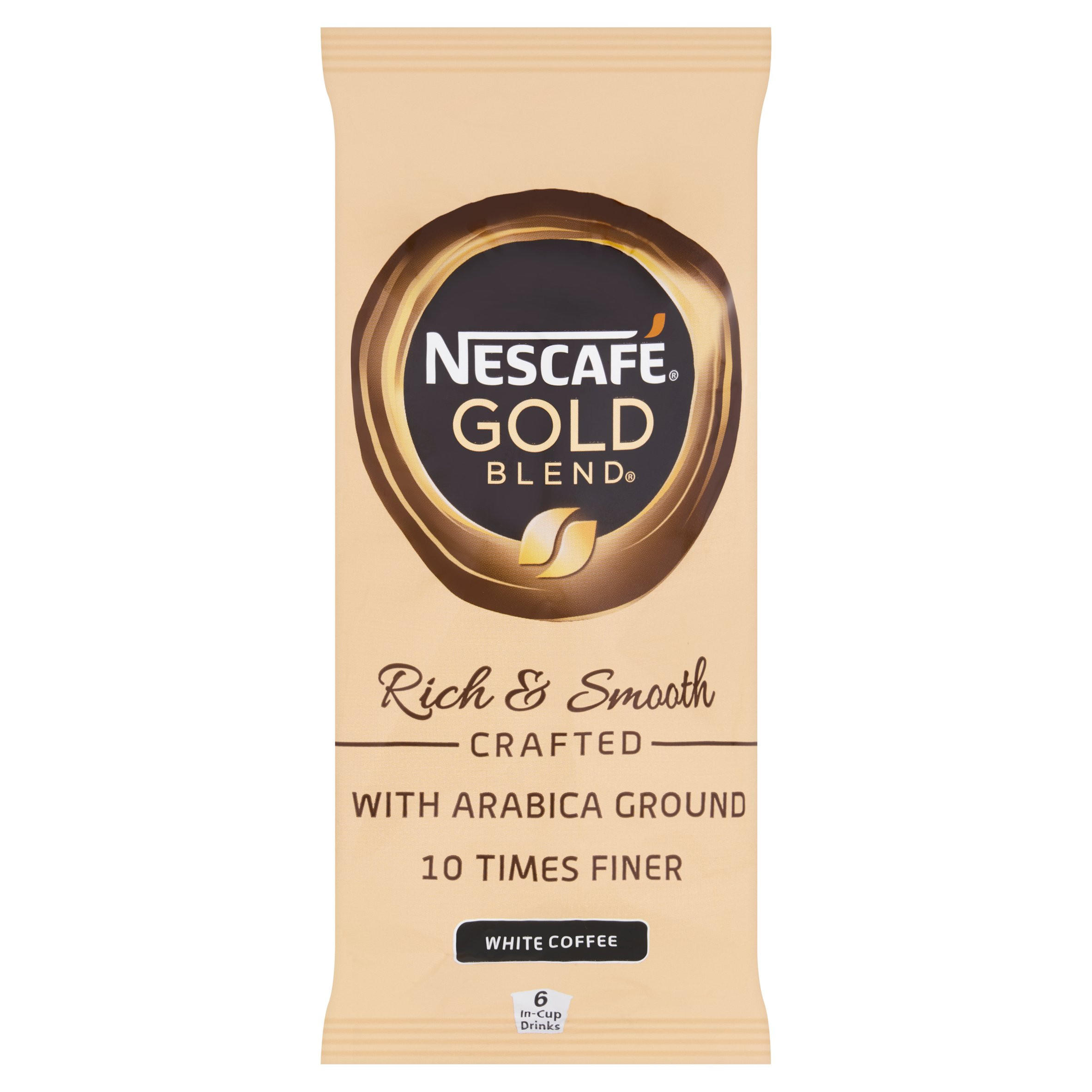 Nescafe Gold Blend White Coffee 6 x In-Cup Drinks | Instant & Ground ...