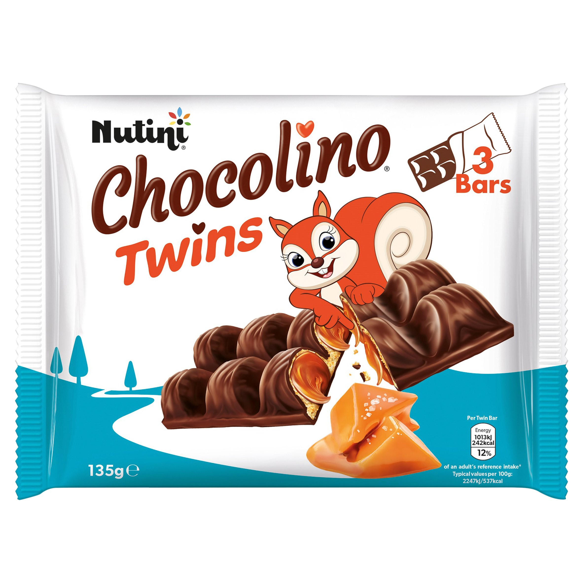 Nutini Chocolino Twins 3 x 45g (135g) | Multipacks | Iceland Foods