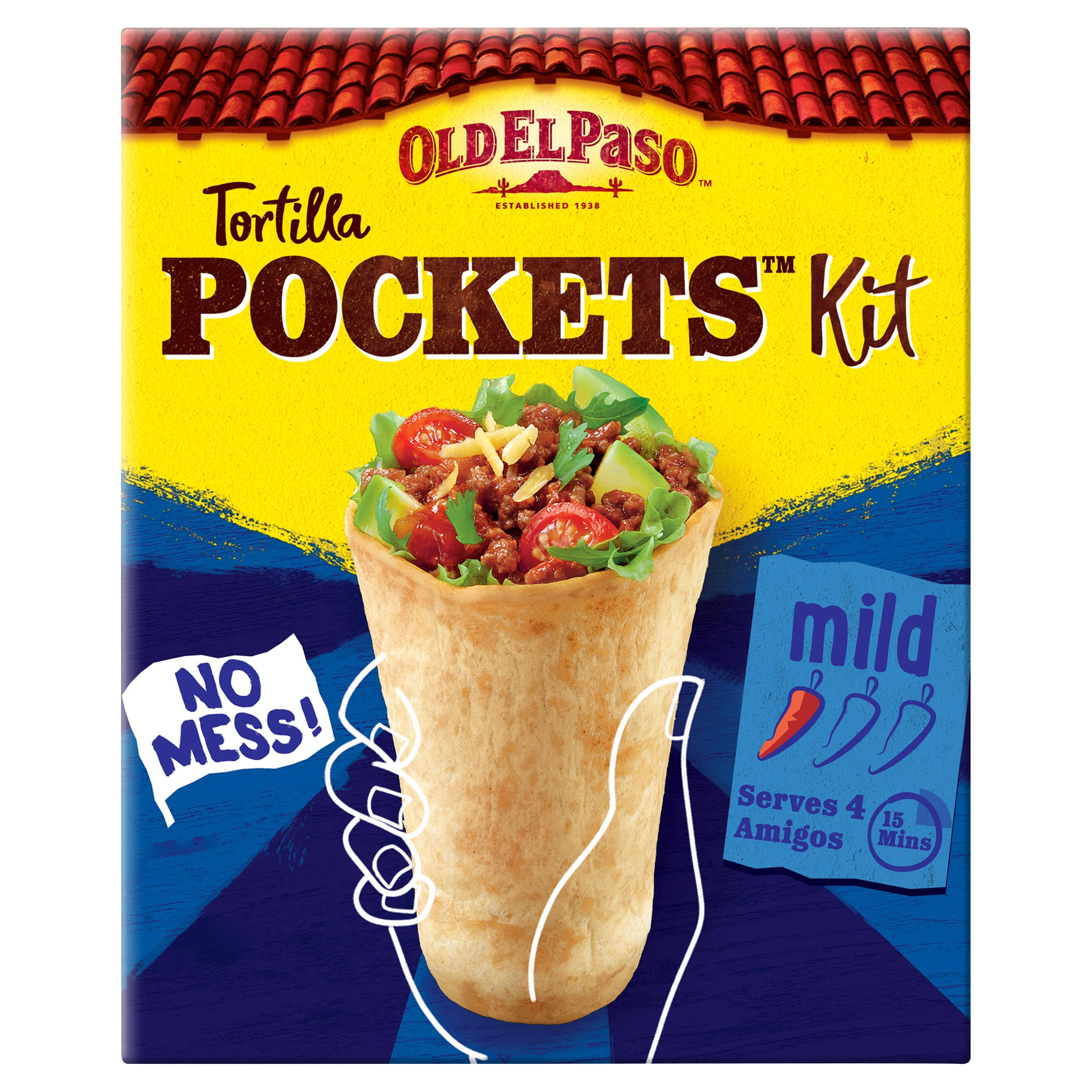 Old El Paso 8 Tortilla Pockets Kit Original 375g | Mexican Sauces ...