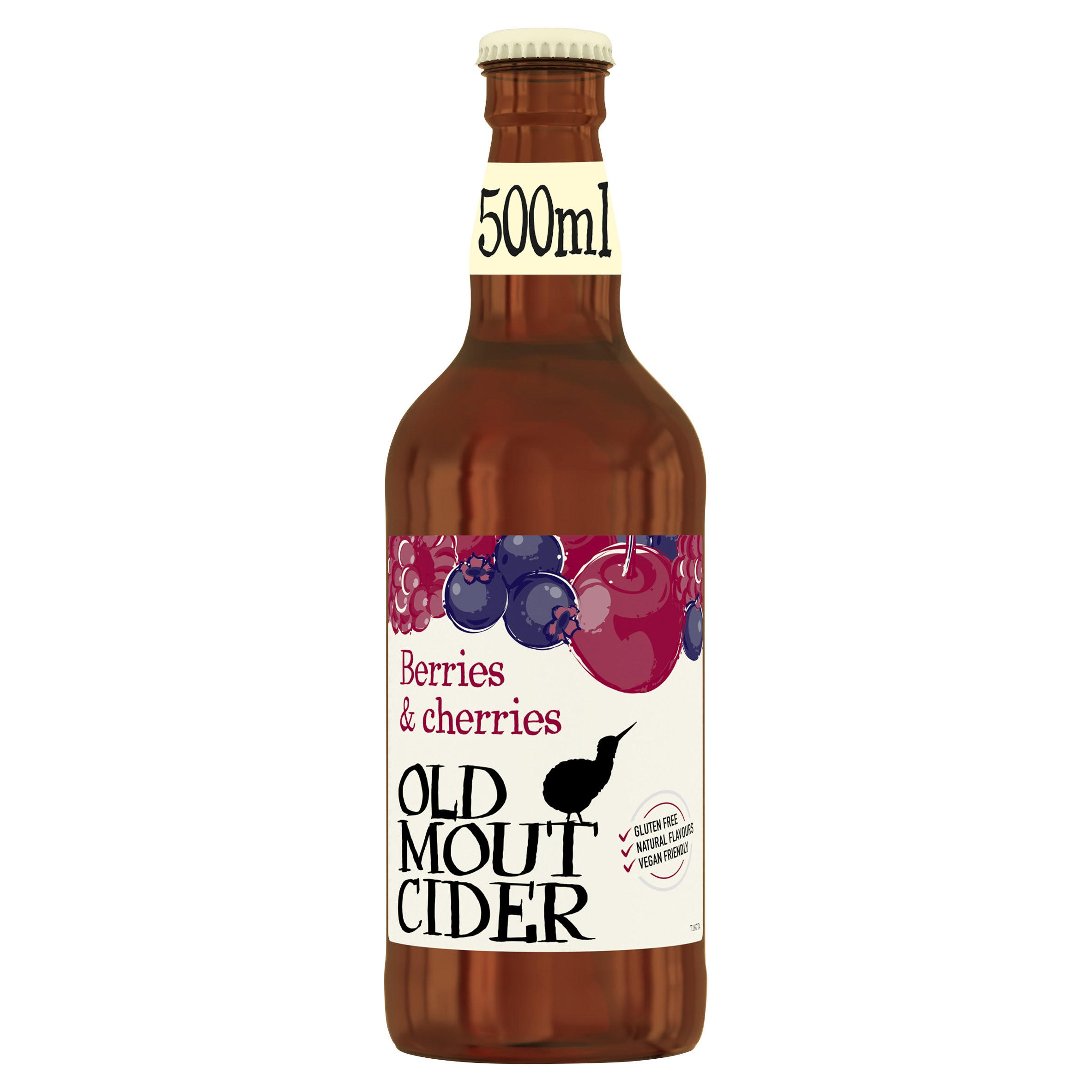 Old Mout Cider Berries & Cherries Bottle 500ml | Cider | Iceland Foods