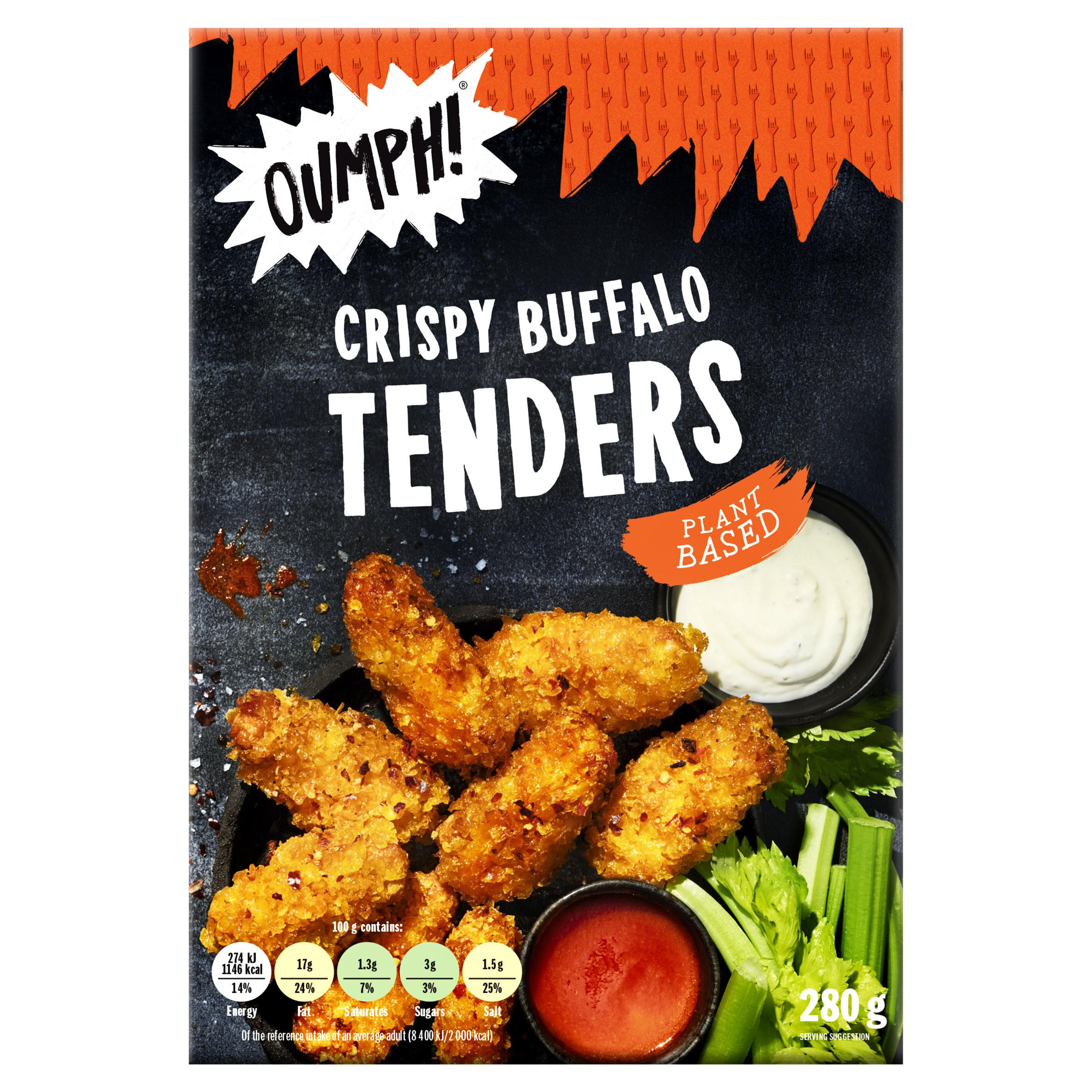 Oumph! Crispy Buffalo Tenders 280g | Vegan | Iceland Foods