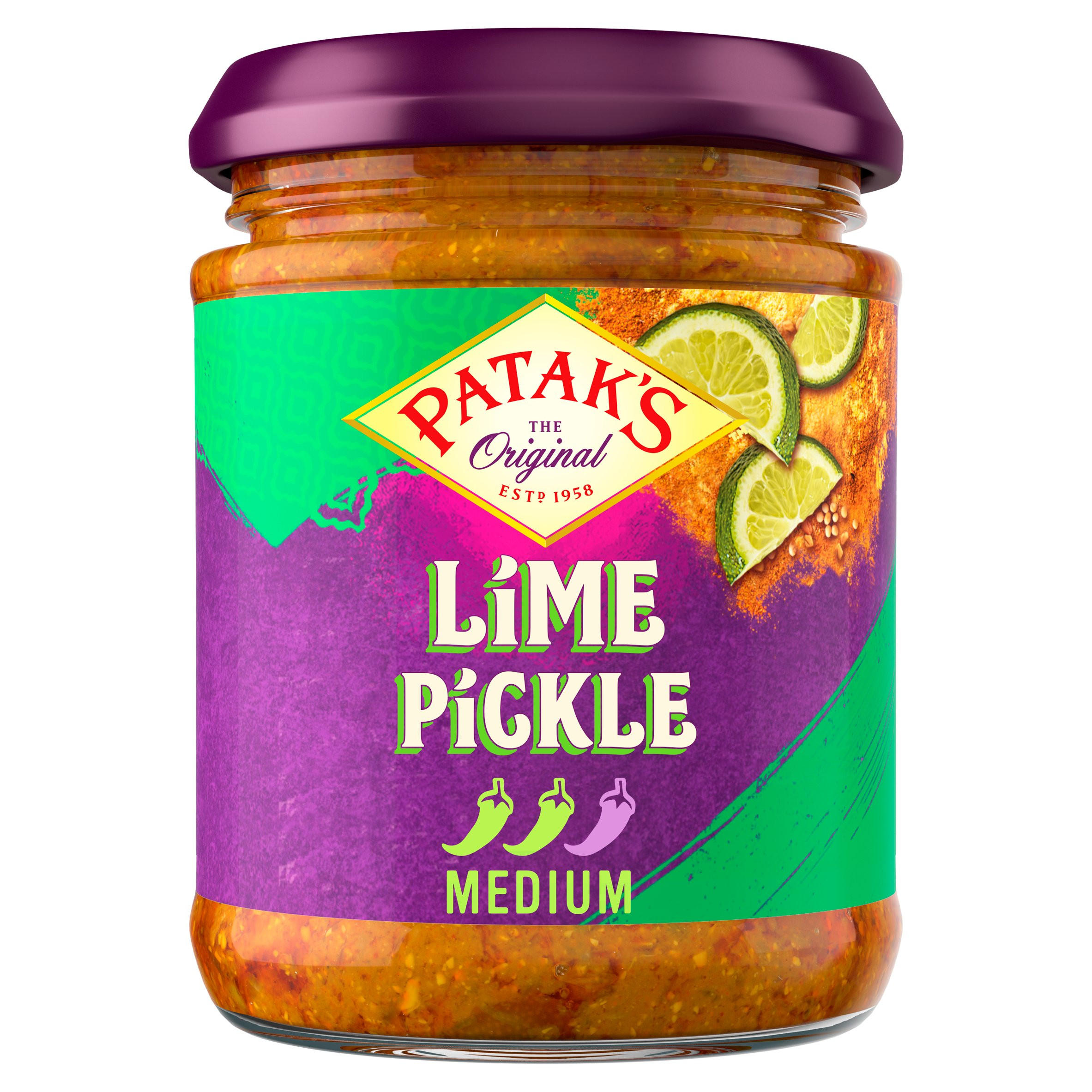 Patak's the Original Lime Pickle 170g | Pickles & Chutneys | Iceland Foods