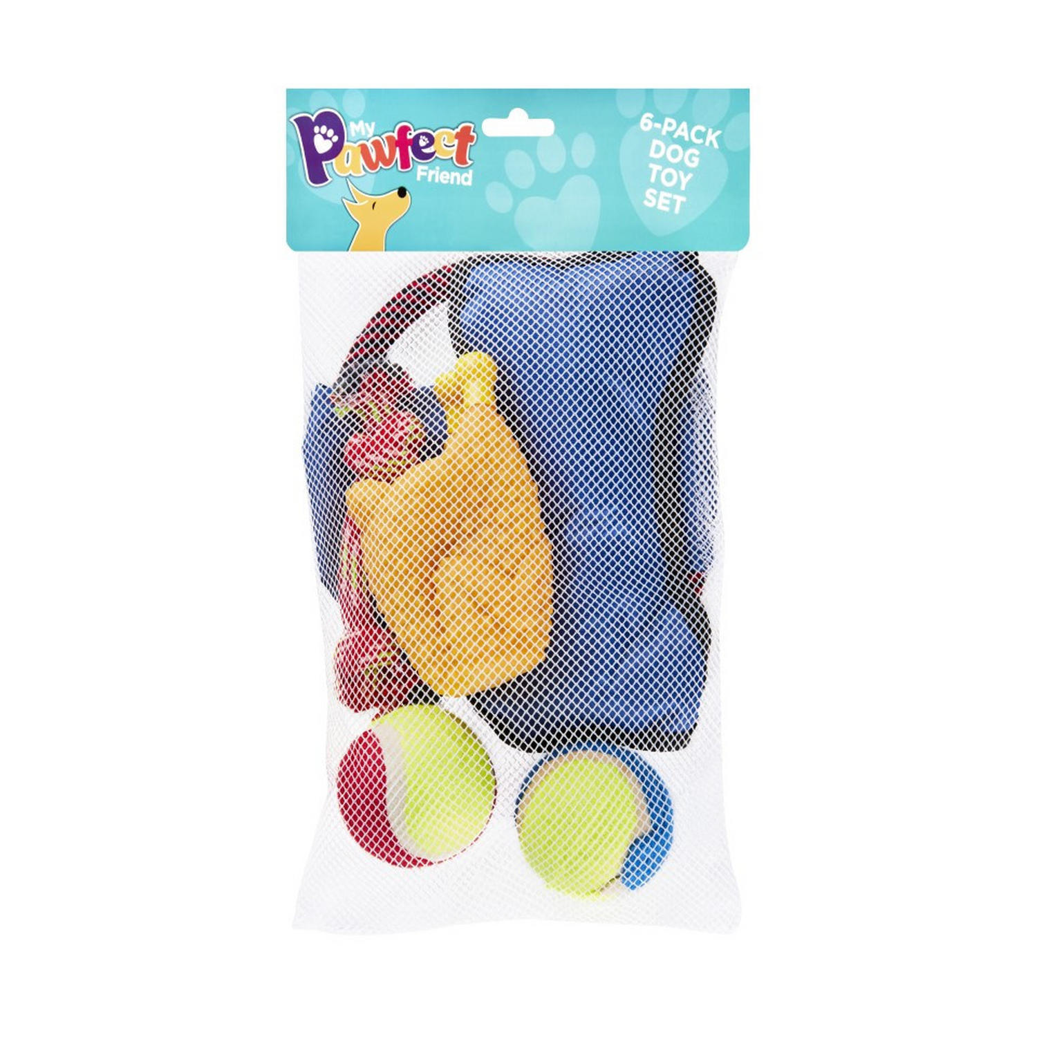 Pawfect Friend 6 Pack Doggy Play Toys | Pet Accessories | Iceland Foods