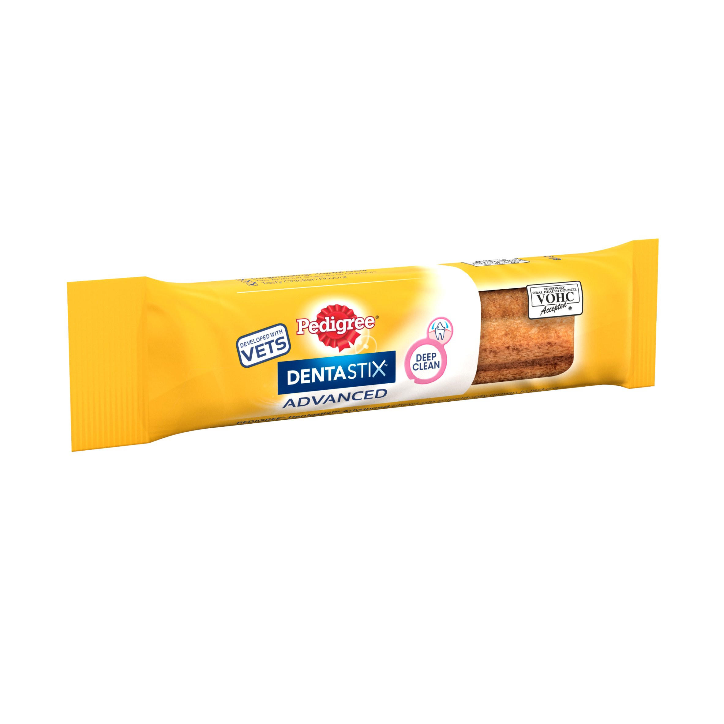 Pedigree Dentastix Advanced Medium Dog Treat Chicken 1 x Dental Chew ...