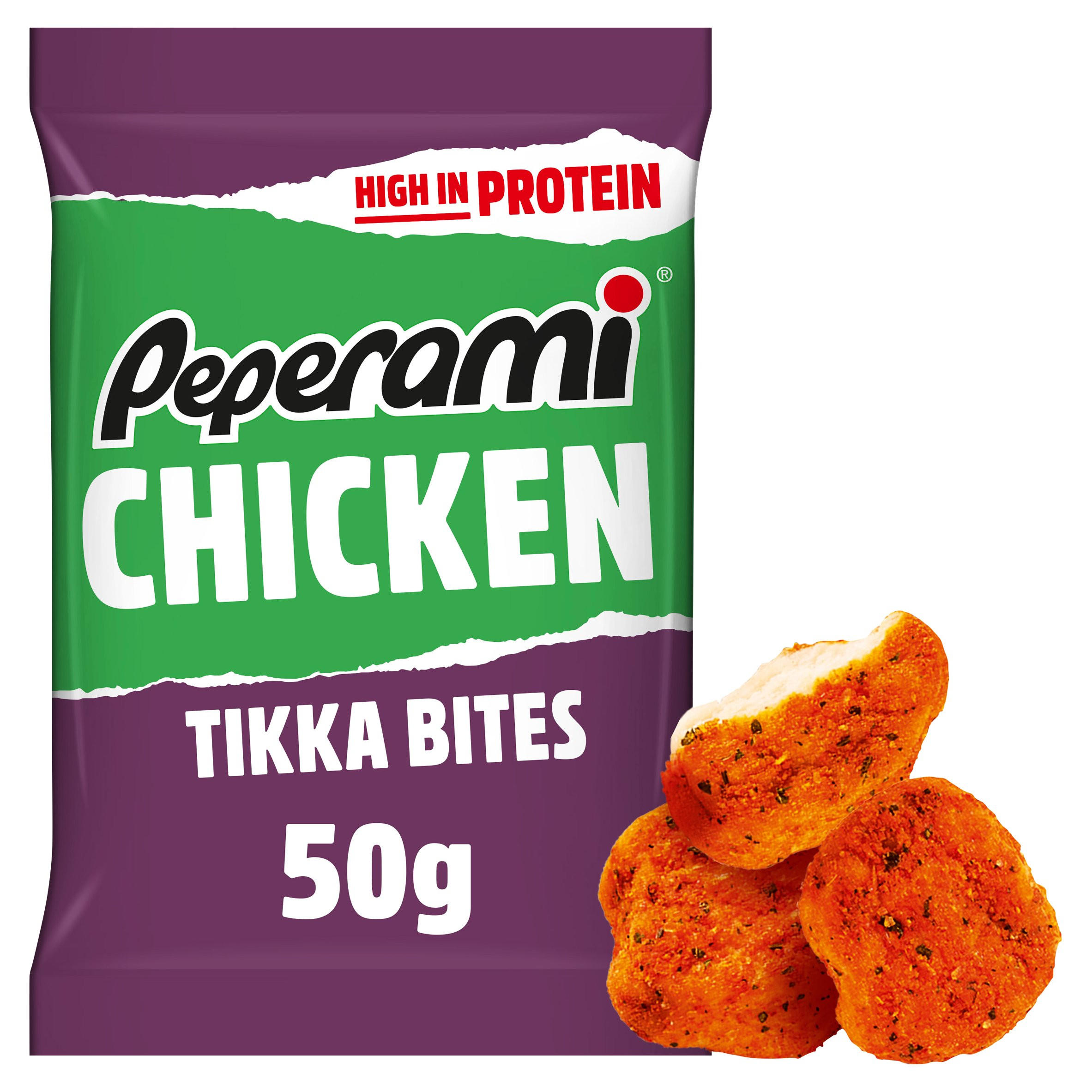 Peperami Chicken Tikka Bites 50g | Chilled Ready Meals & Snacks ...