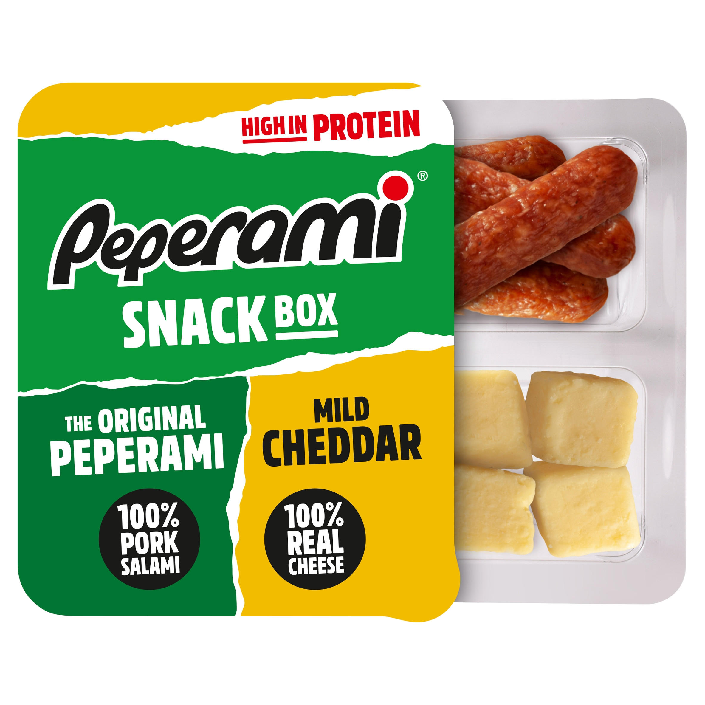 Peperami The Original and Mild Cheddar Snack Box 50g | Continental ...