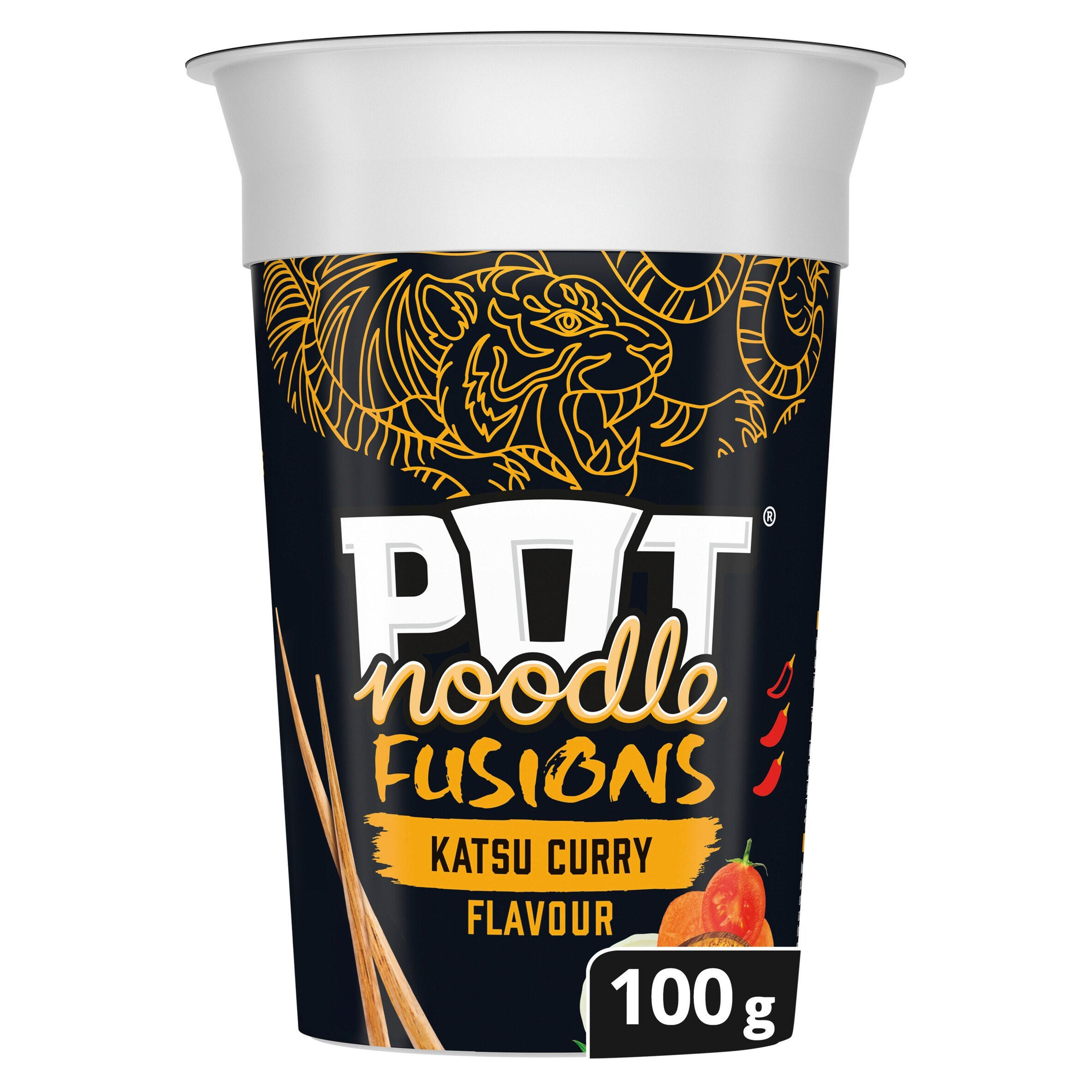 Pot Noodle Fusions Instant Snack Katsu Curry 100 g | Noodles | Iceland ...