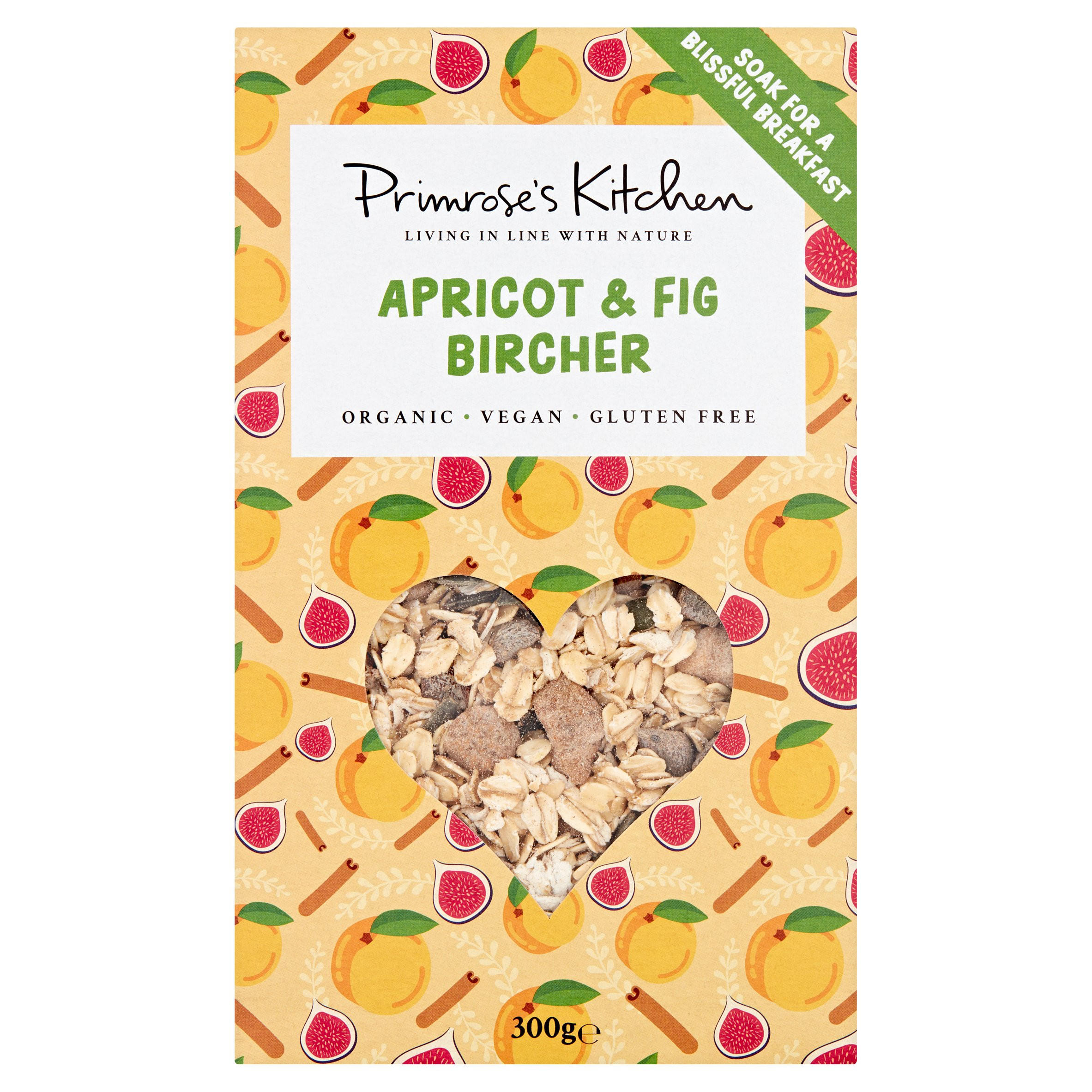 Primrose's Kitchen Apricot & Fig Bircher 300g | Oats & Porridge ...