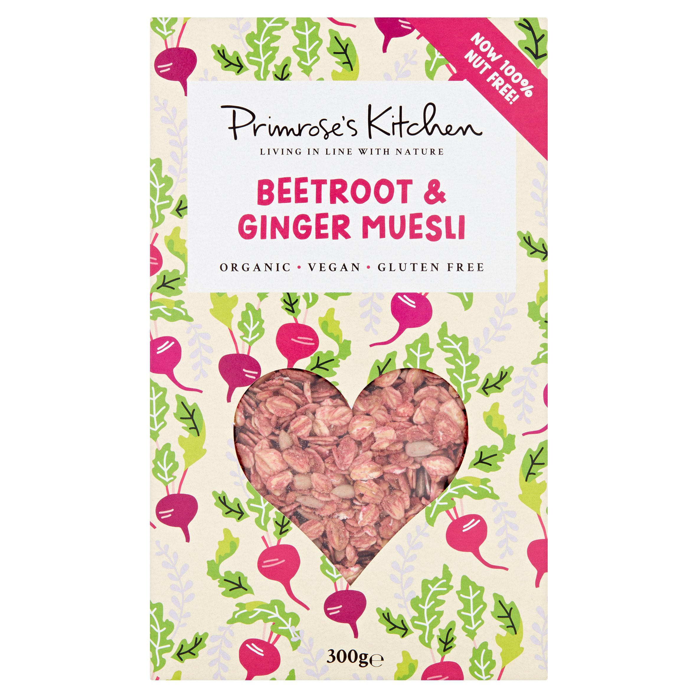 Primrose's Kitchen Beetroot & Ginger Muesli 300g | Oats & Porridge ...