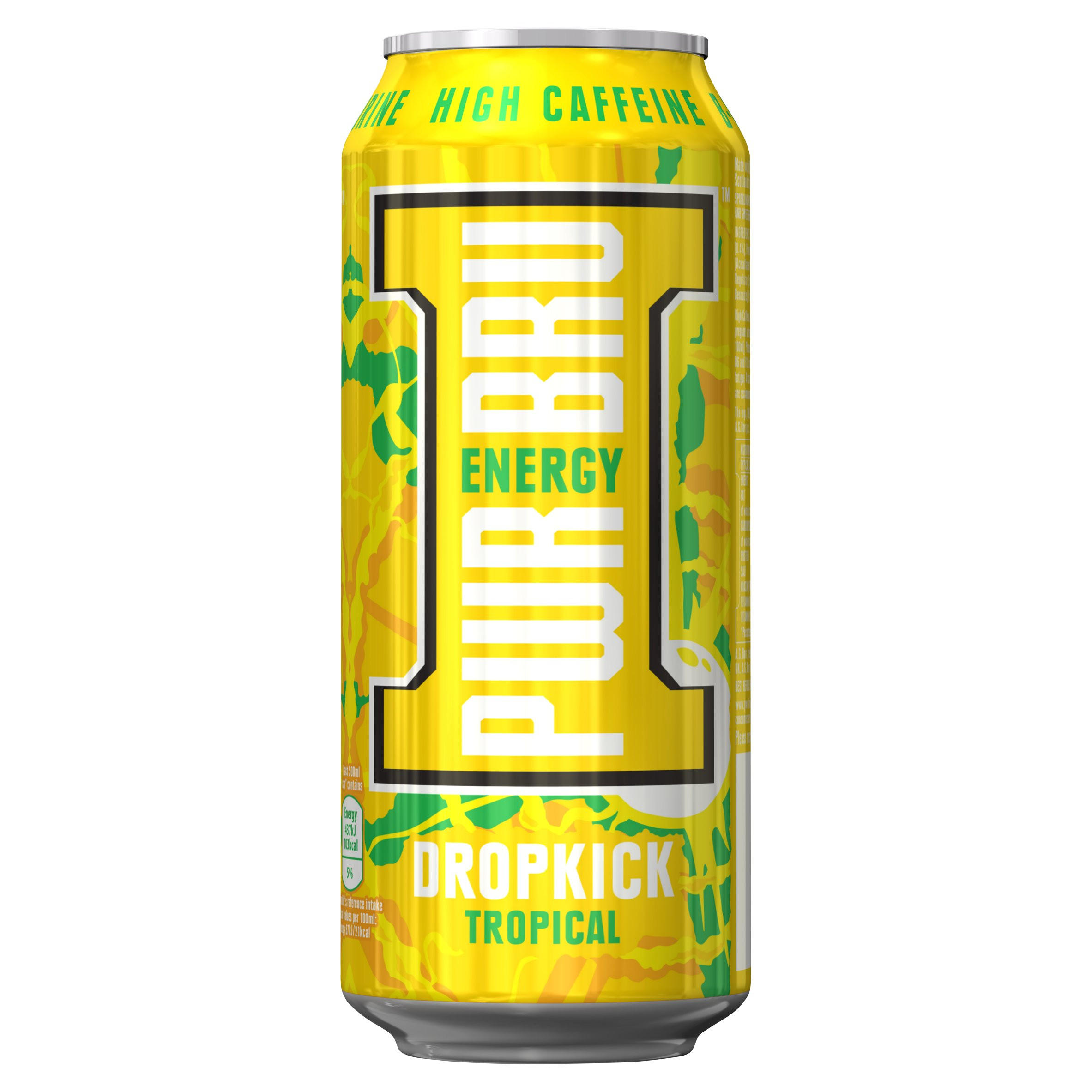 Pwr-Bru Energy Dropkick Tropical 500ml | Sports & Energy Drinks ...