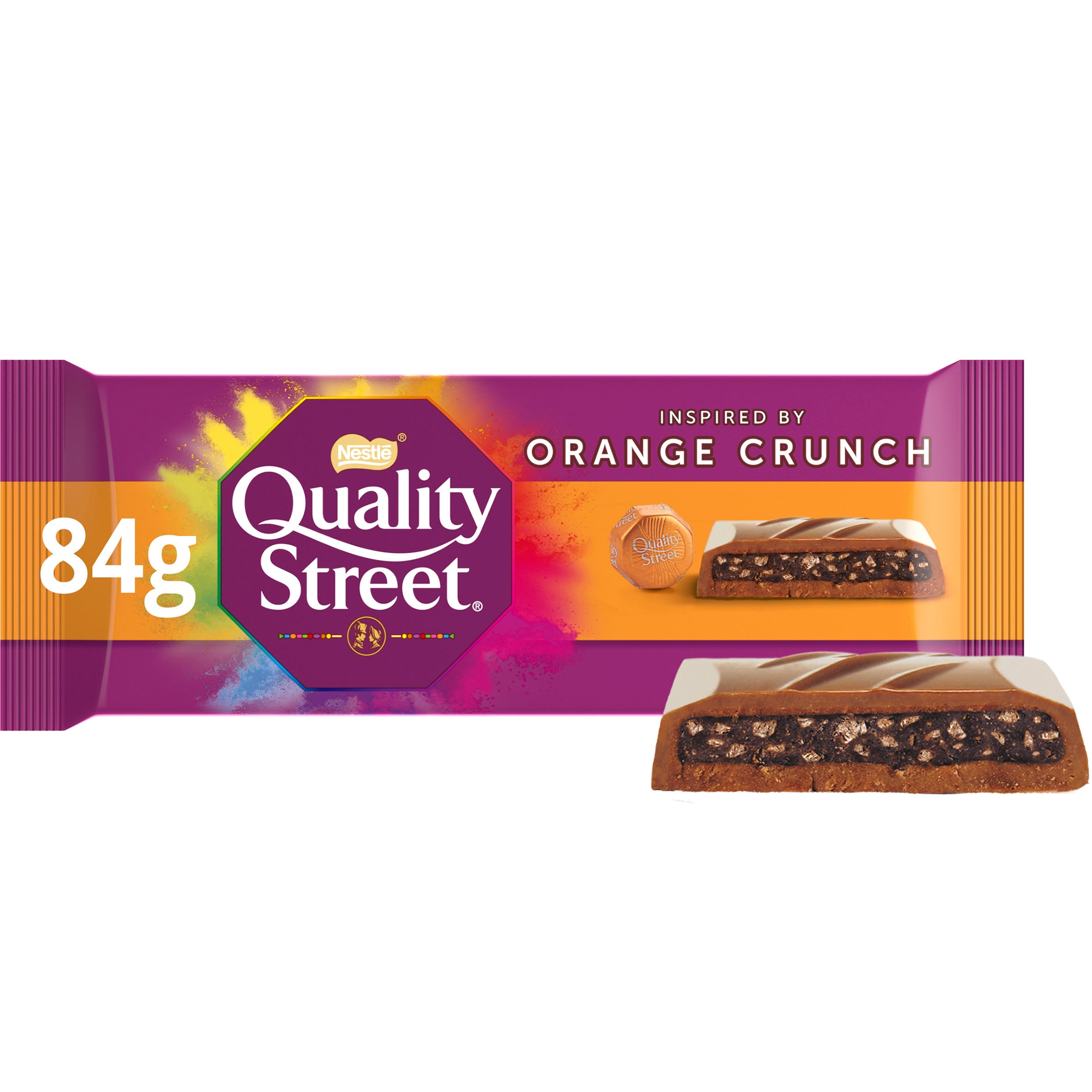 Quality Street Orange Crunch Chocolate Sharing Bar 84g | Christmas ...