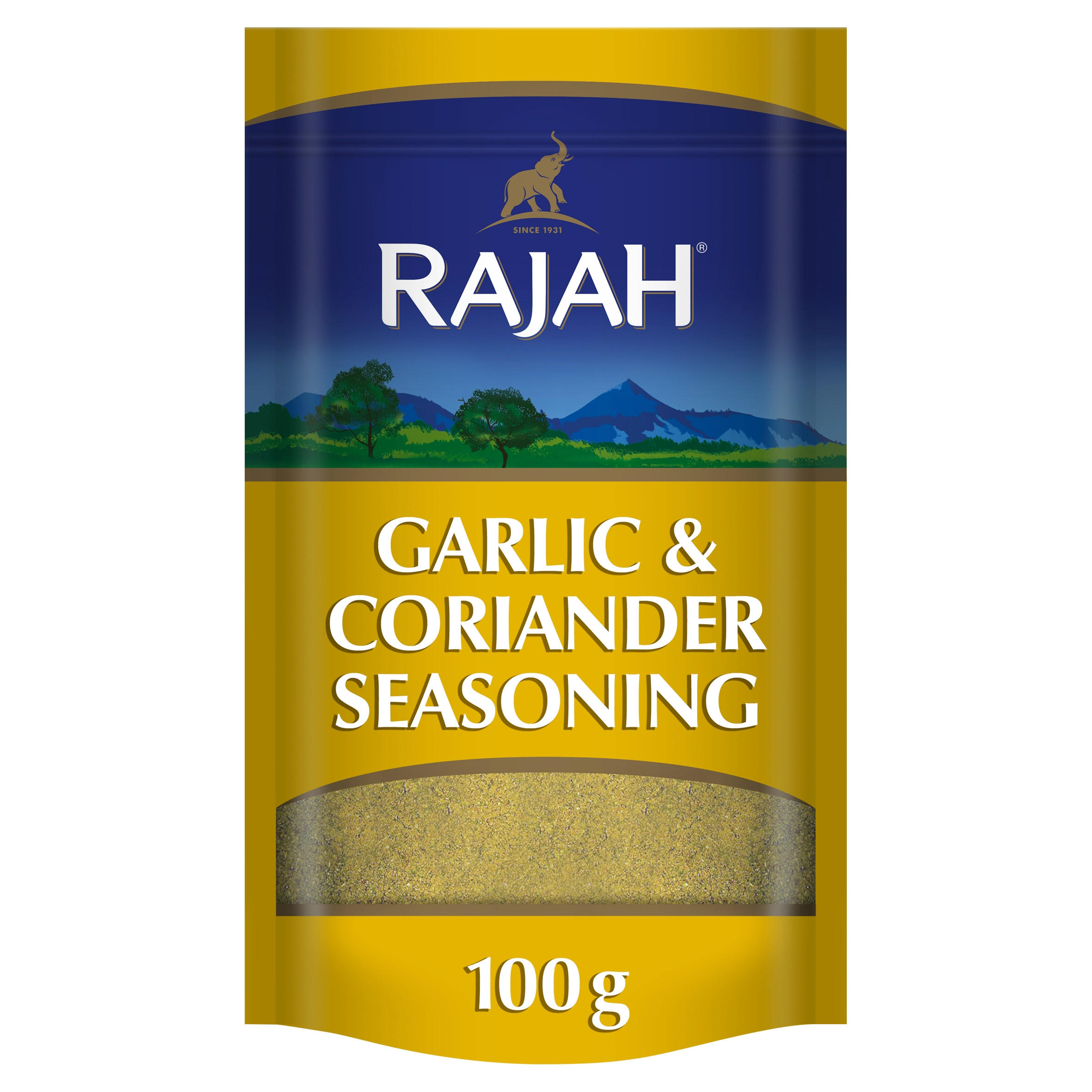 Rajah Garlic & Coriander Seasoning 100g | Herbs, Spices & Seasonings ...