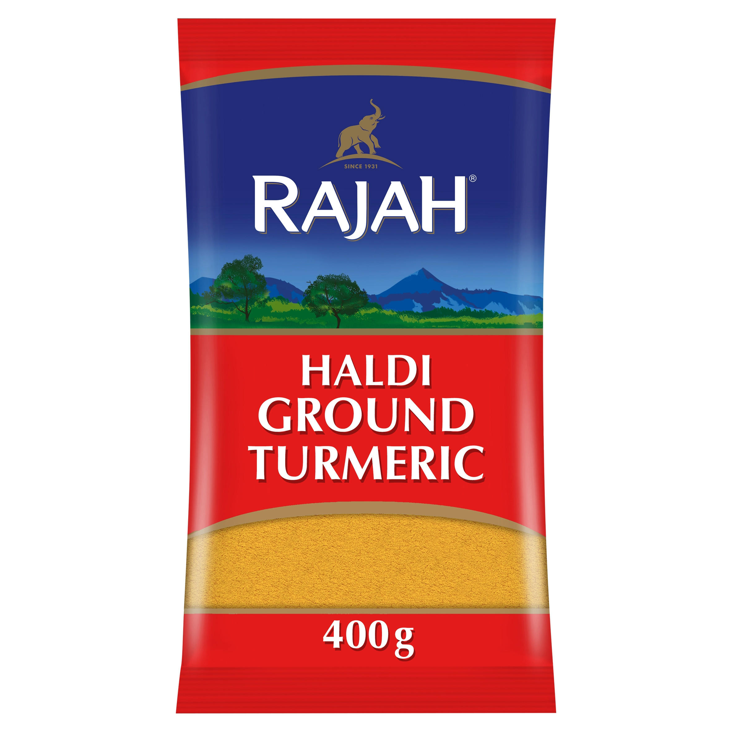 Rajah Haldi Ground Turmeric 400g | Herbs, Spices & Seasonings | Iceland ...