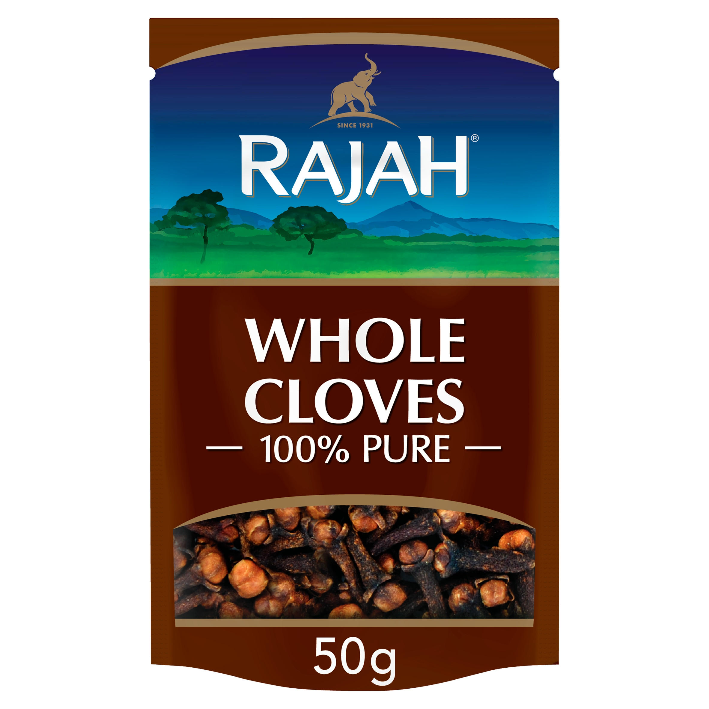 Rajah Whole Cloves 50g | Herbs, Spices & Seasonings | Iceland Foods