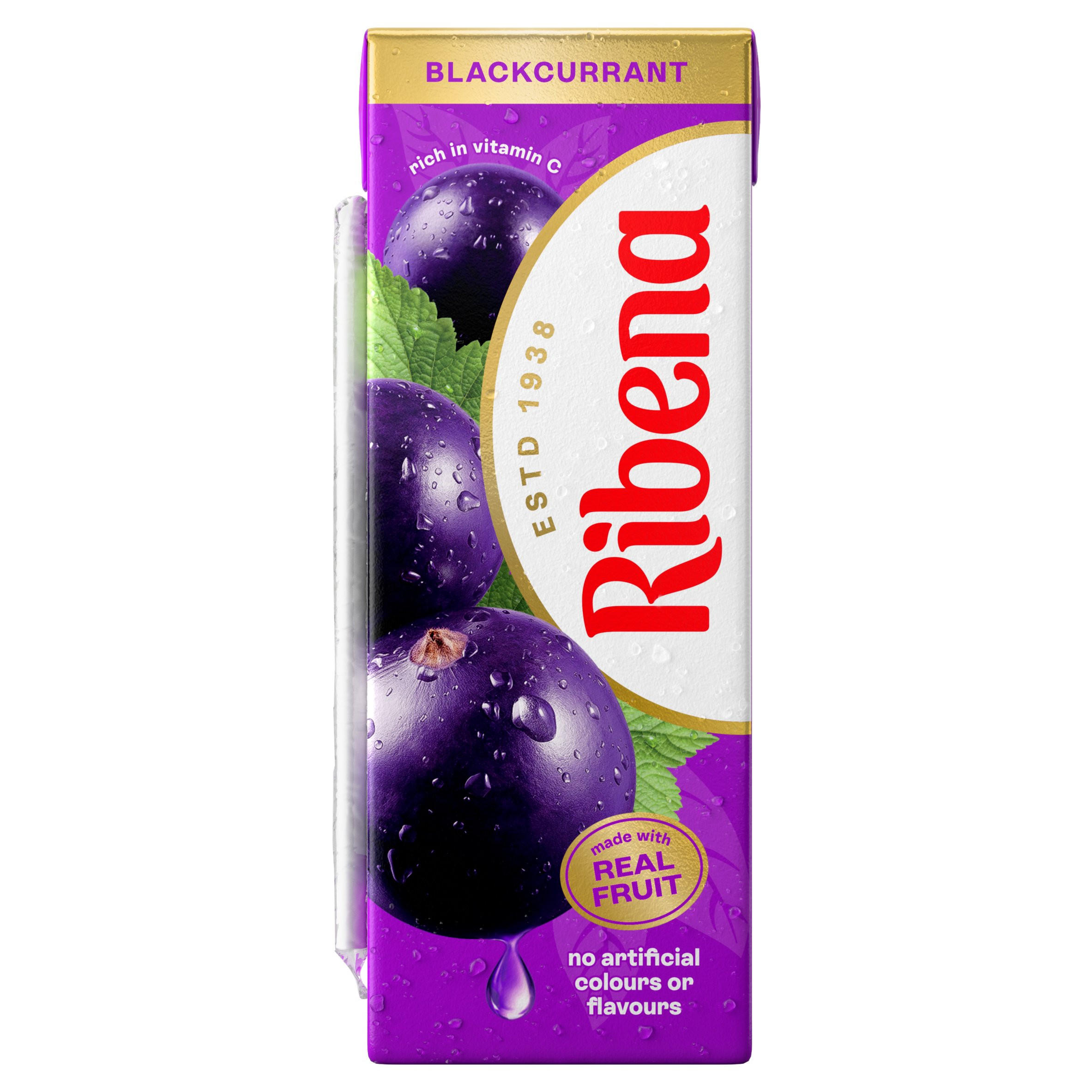 Ribena Blackcurrant Juice Drink Cartons 6x250ml | Kids & Lunchbox ...