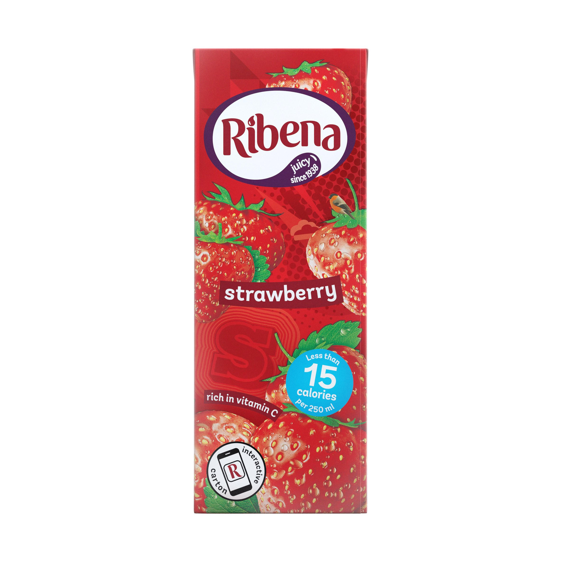 Ribena Strawberry 250ml | Squash & Cordial | Iceland Foods