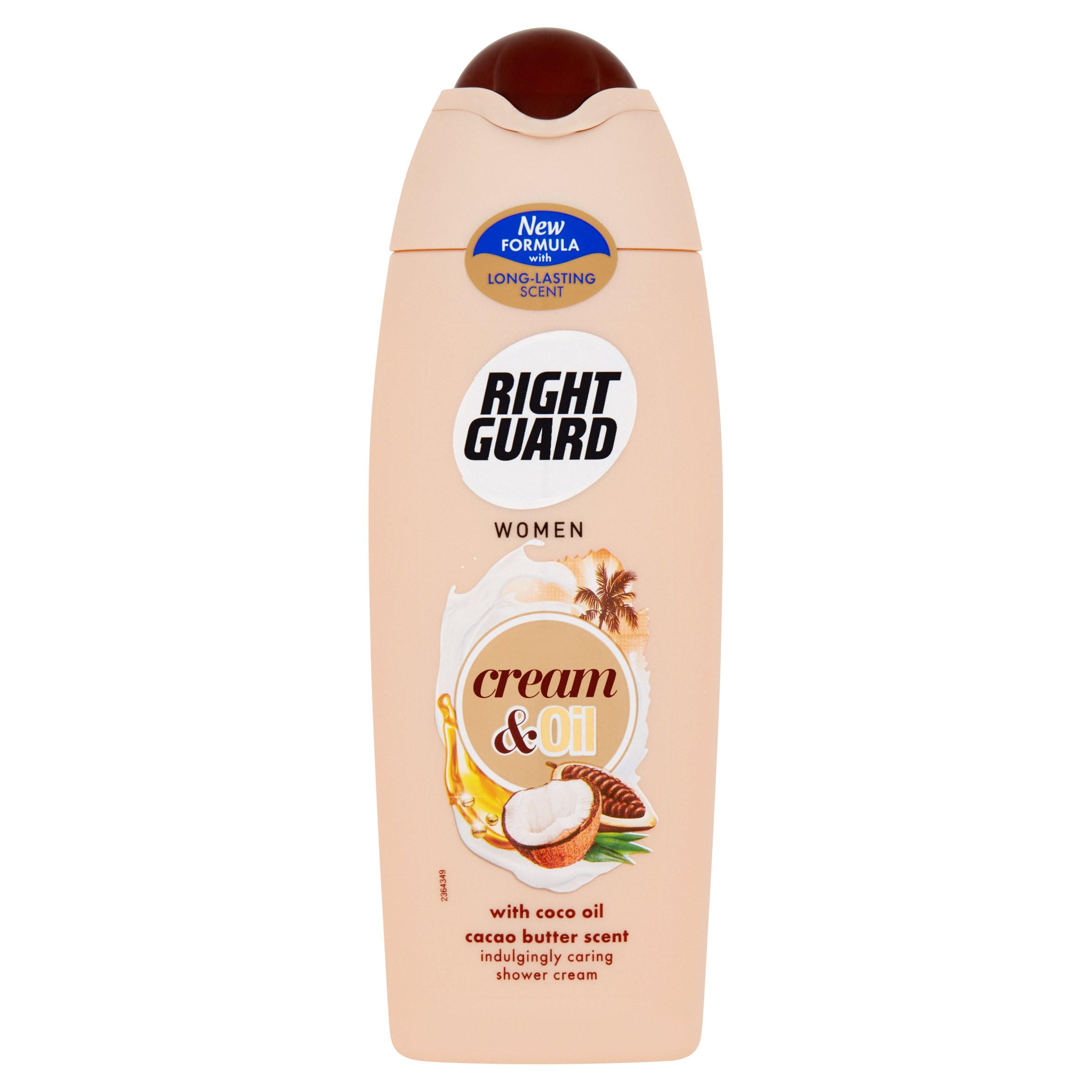 Right Guard Women Cream & Oil with Coco Oil Cacao Butter Scent 250ml ...