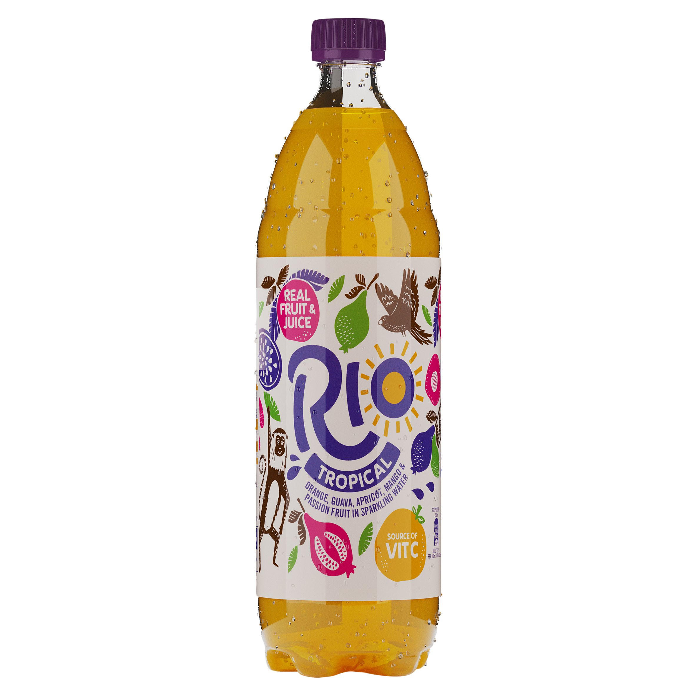 Rio Tropical Orange, Guava, Apricot, Mango & Passion Fruit in Sparkling ...