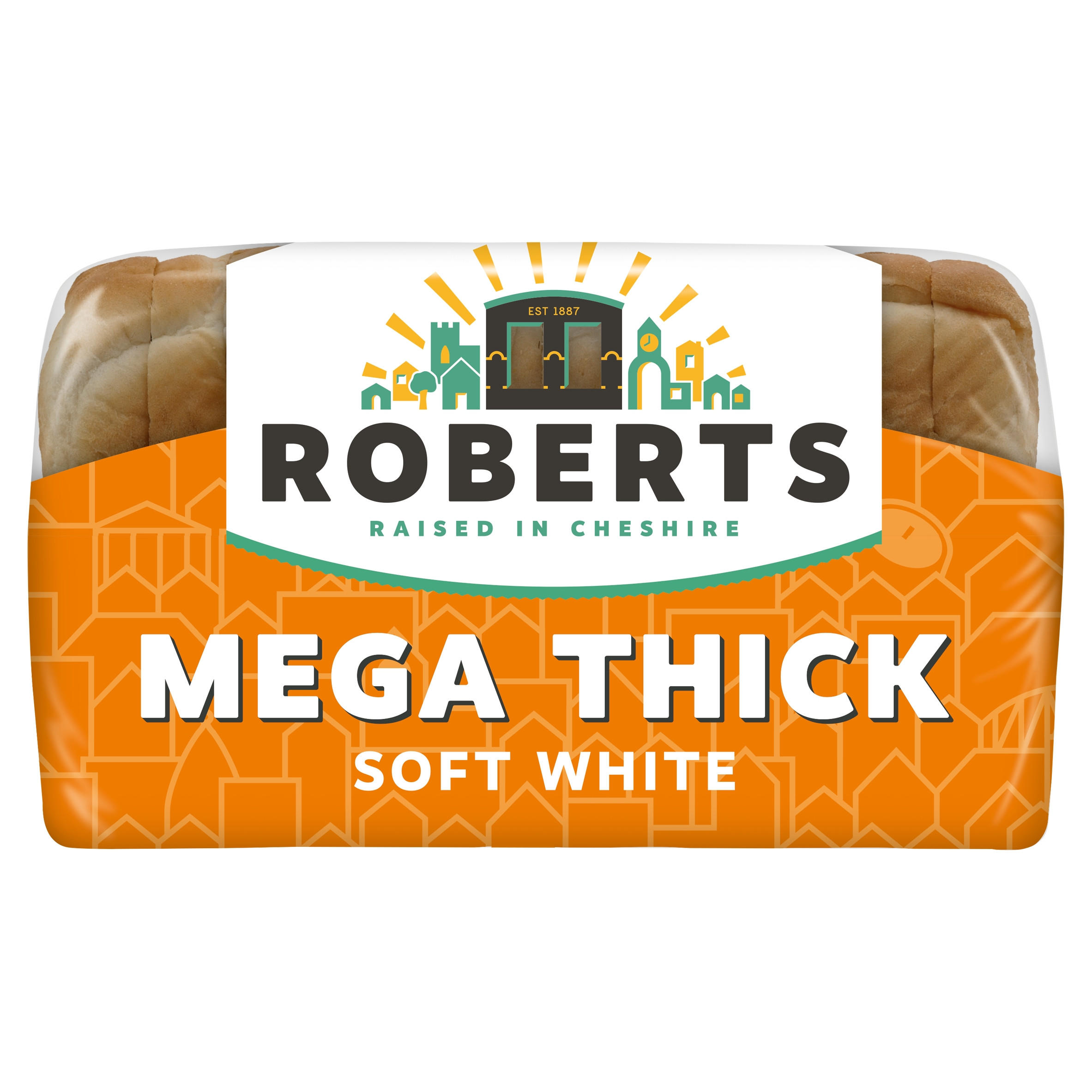 Roberts Mega Thick Soft White 800g | White Bread | Iceland Foods