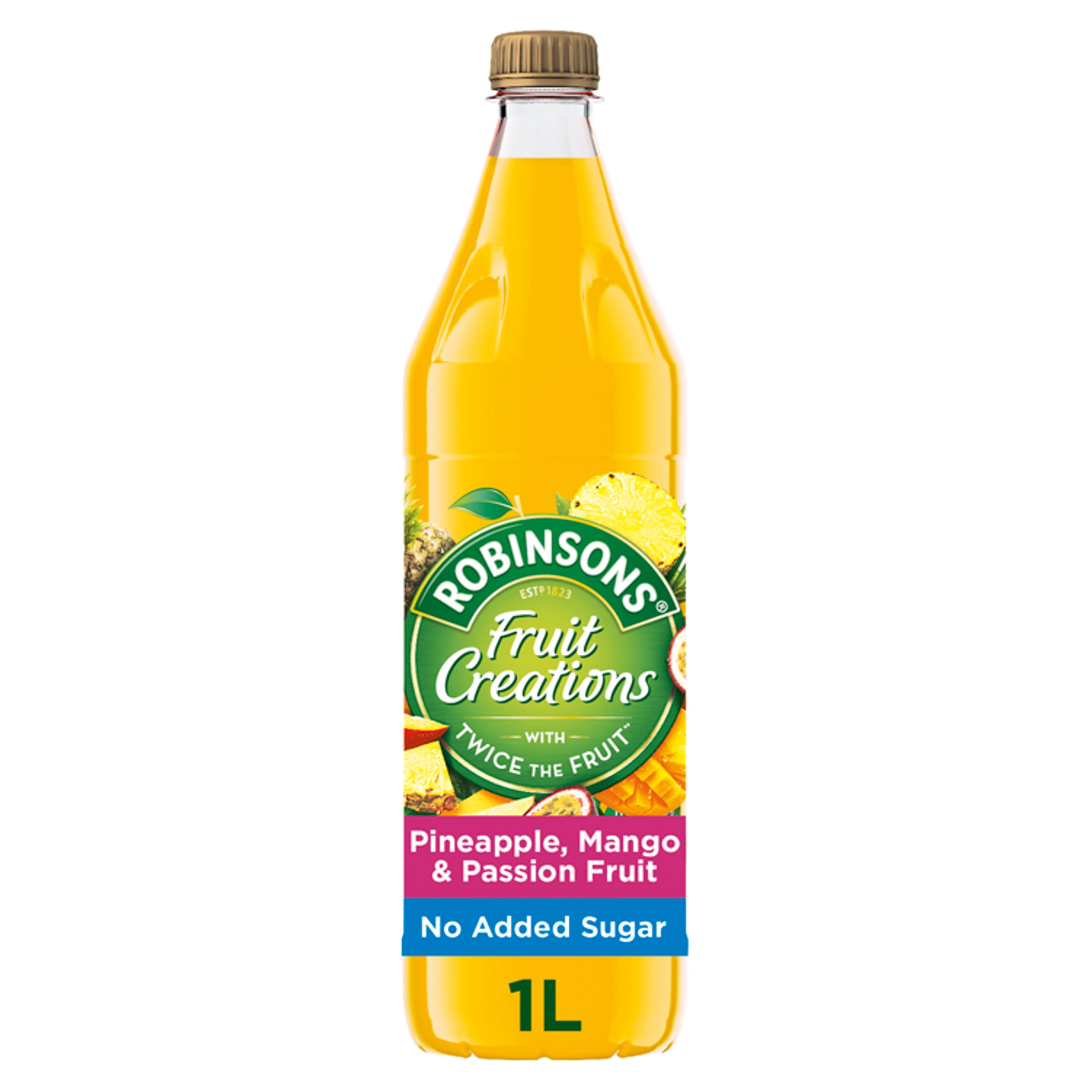 Robinsons Fruit Creations Exotic Pineapple, Mango & Passion Fruit 1L ...