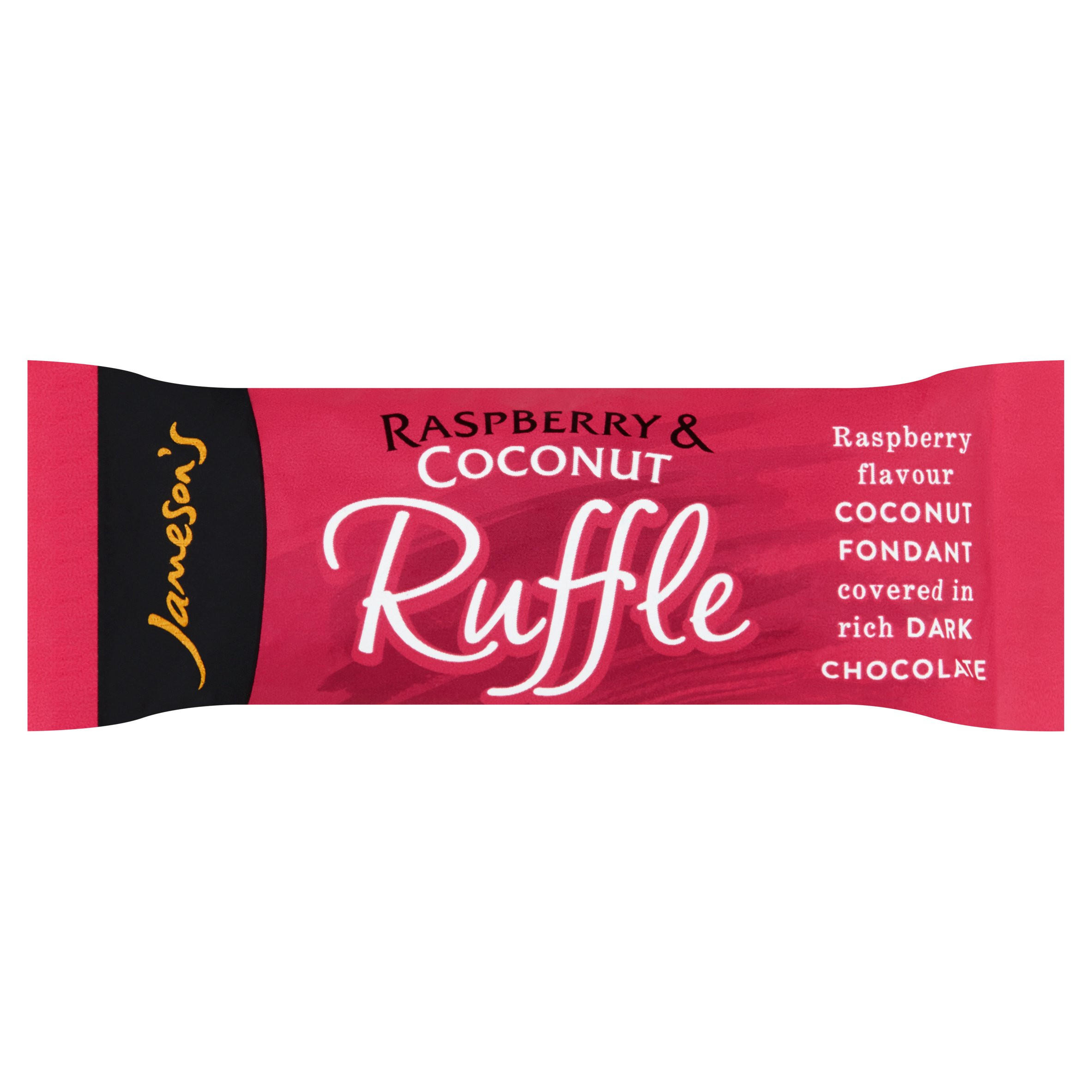 Ruffles Raspberry & Coconut Bar 26g | Single Chocolate Bars & Bags ...