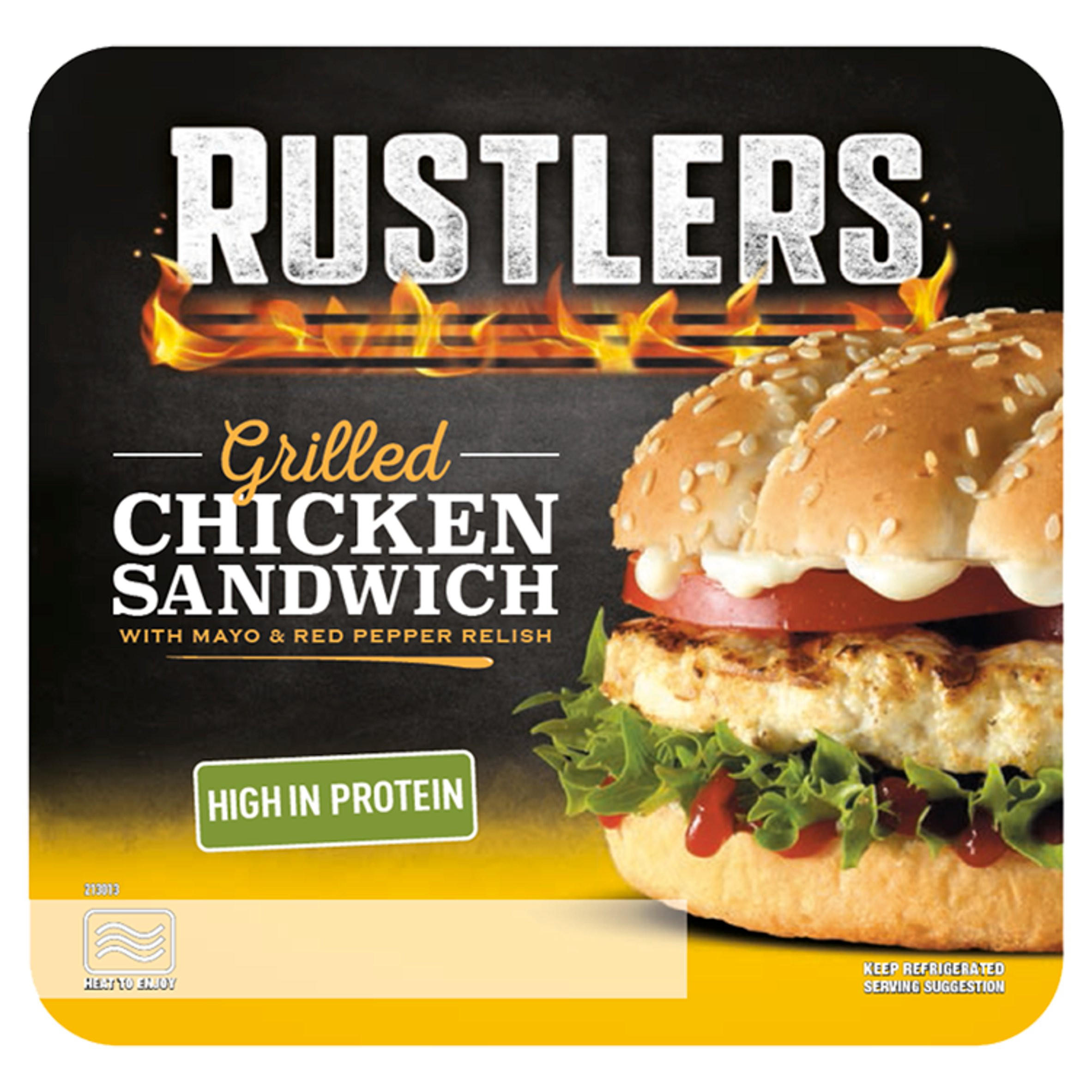 Rustlers Grilled Chicken Sandwich 150g | Chilled Ready Meals & Snacks ...