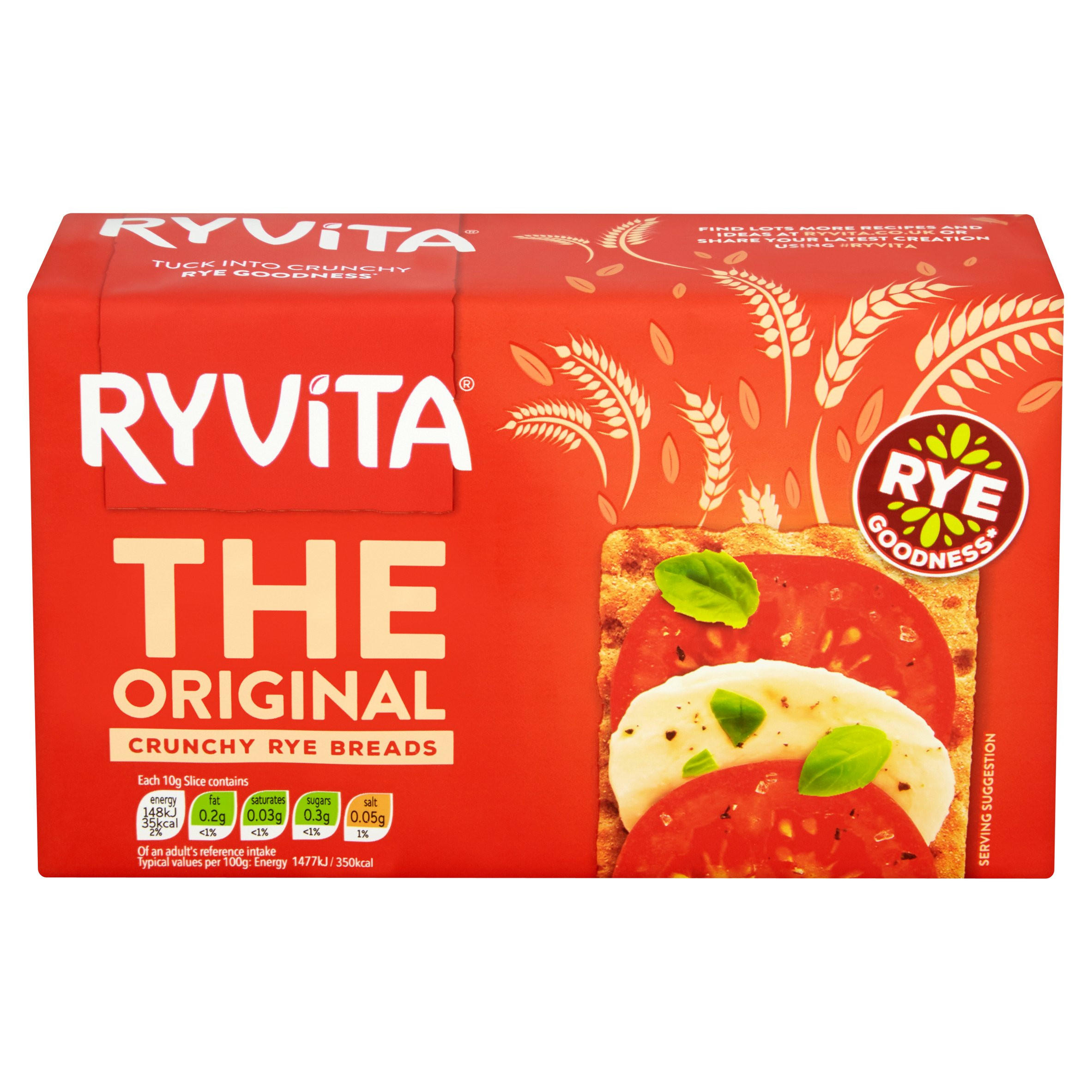 Ryvita The Original Crunchy Rye Breads 250g | Crackers & Savoury ...