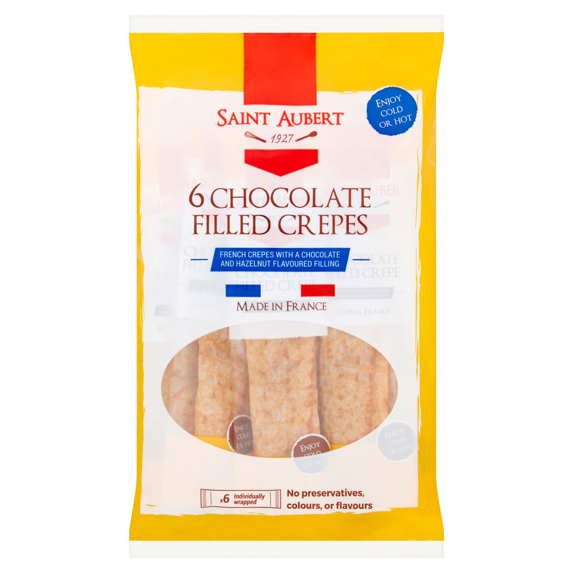 Saint Aubert 6 Chocolate Filled Crepes 180g | Croissants, Pain au ...