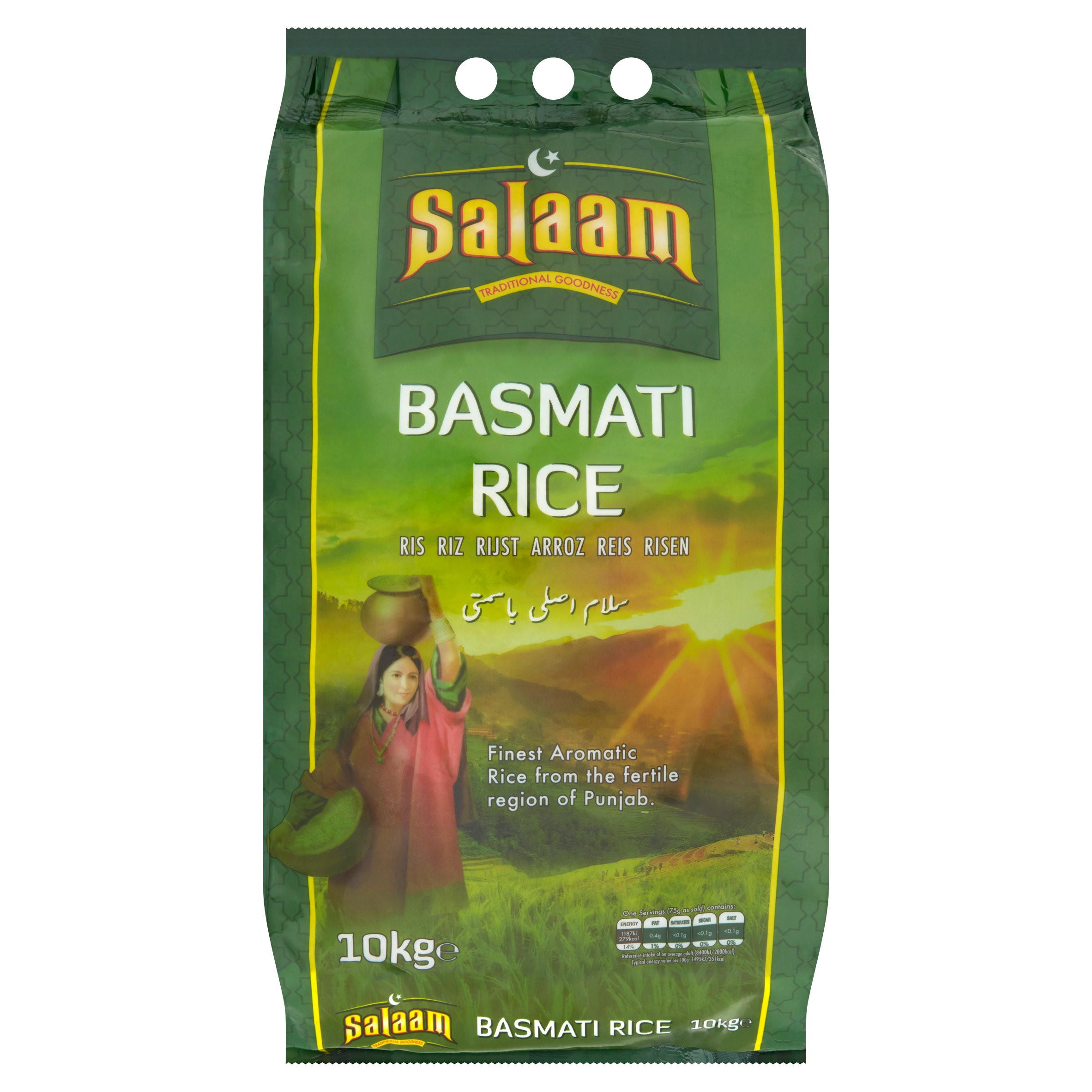 Salaam Basmati Rice 10kg | Rice, Grains & Pulses | Iceland Foods