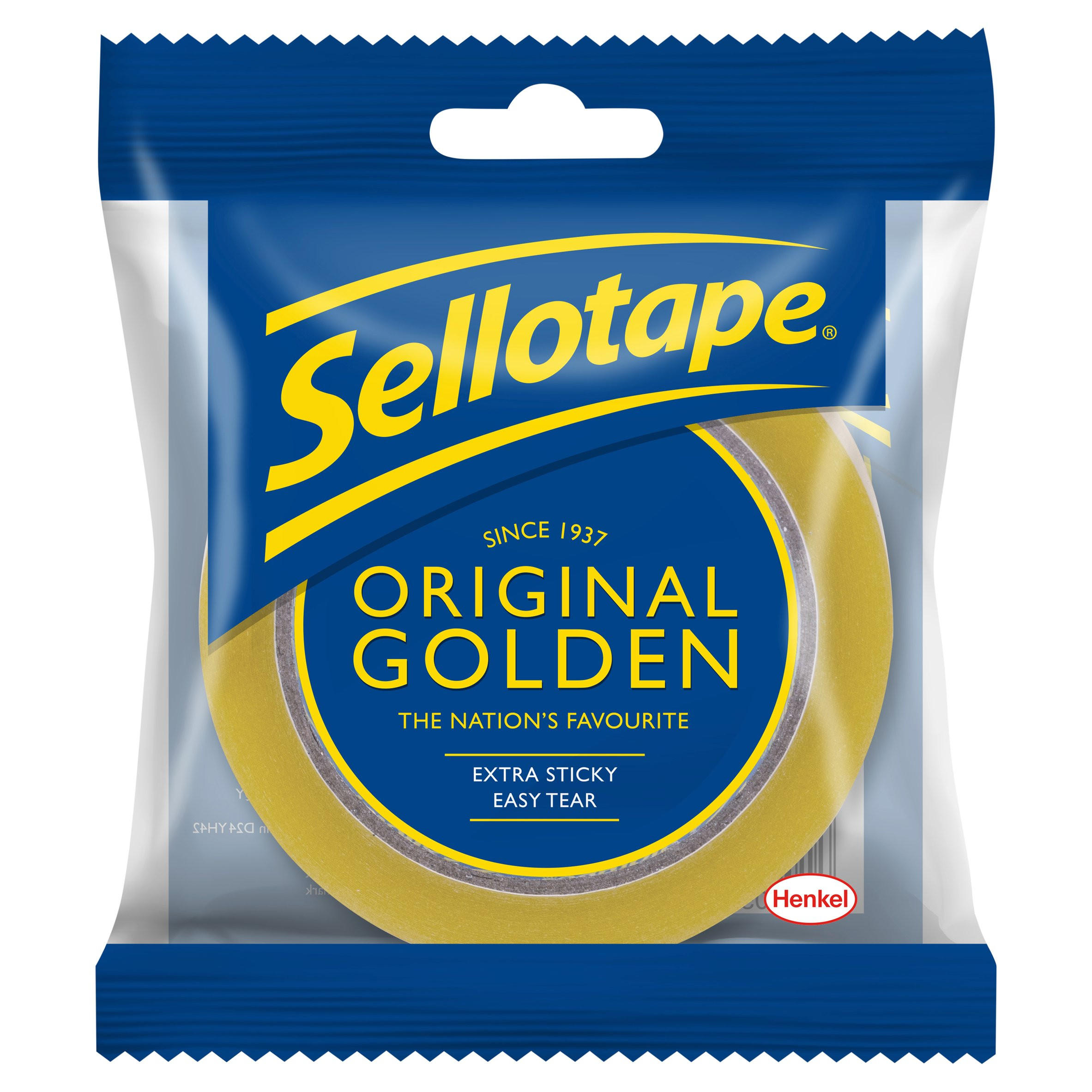 Sellotape Original Golden Sticky Tape Roll 24mm x 50m | Stationery ...