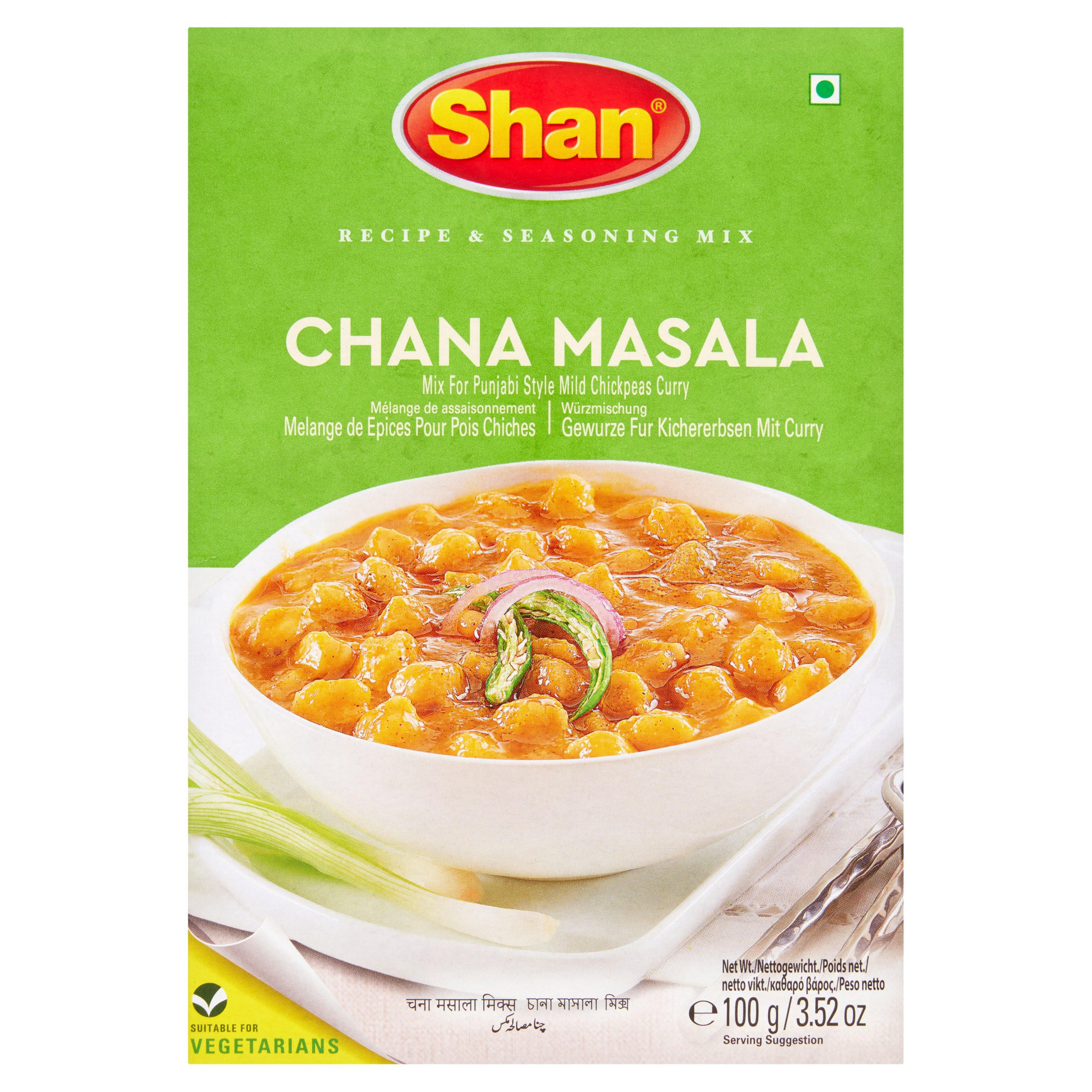 Shan Chana Masala Seasoning Mix 100g | Indian and Curry Sauces ...