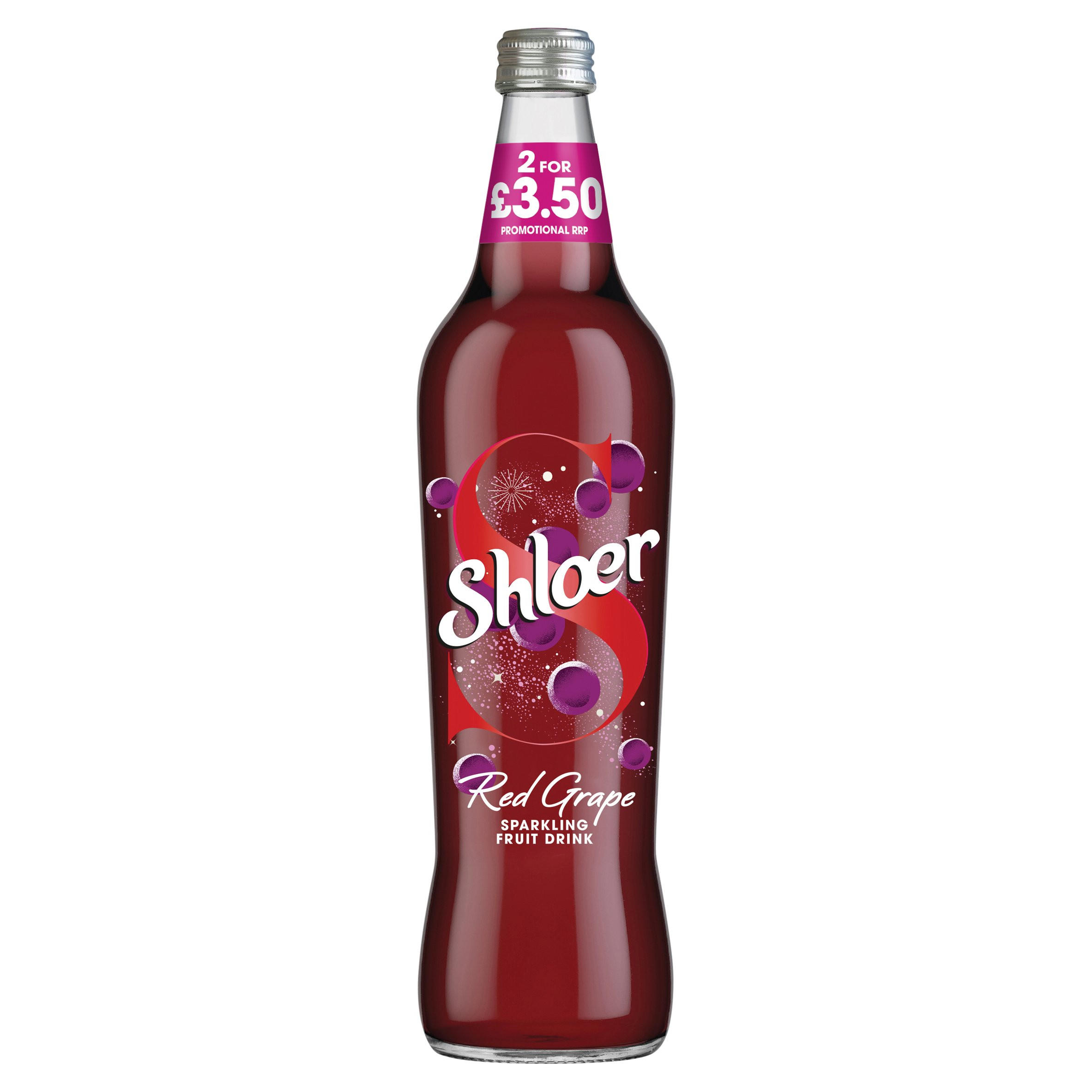 Shloer Red Grape Sparkling Fruit Drink 750ml | Bottled Drinks | Iceland ...