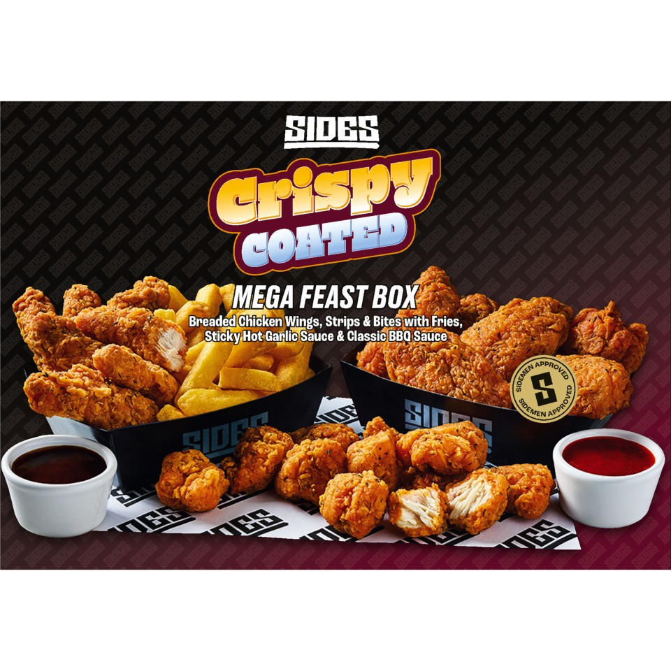 Sides Crispy Coated Mega Feast Box 1kg | Iceland Foods
