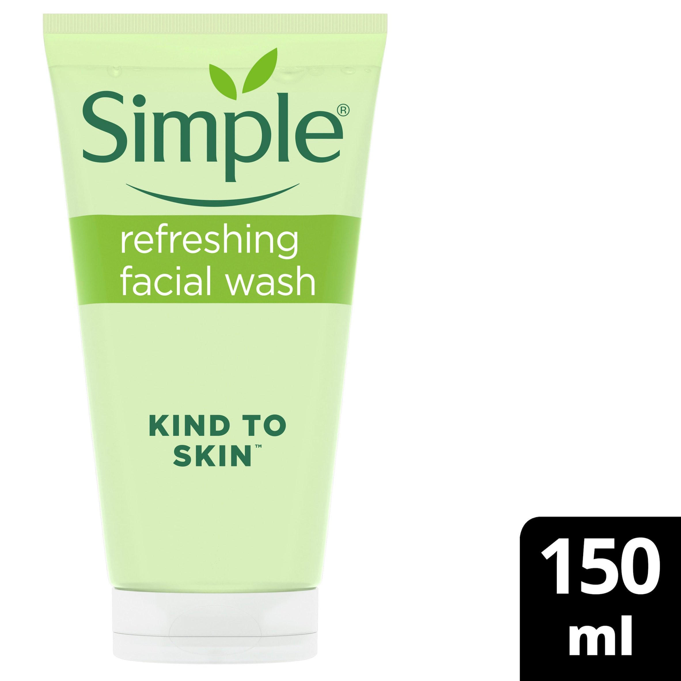 Simple Kind to Skin Facial Wash Refreshing 150 ml | Womens Toiletries | Iceland Foods
