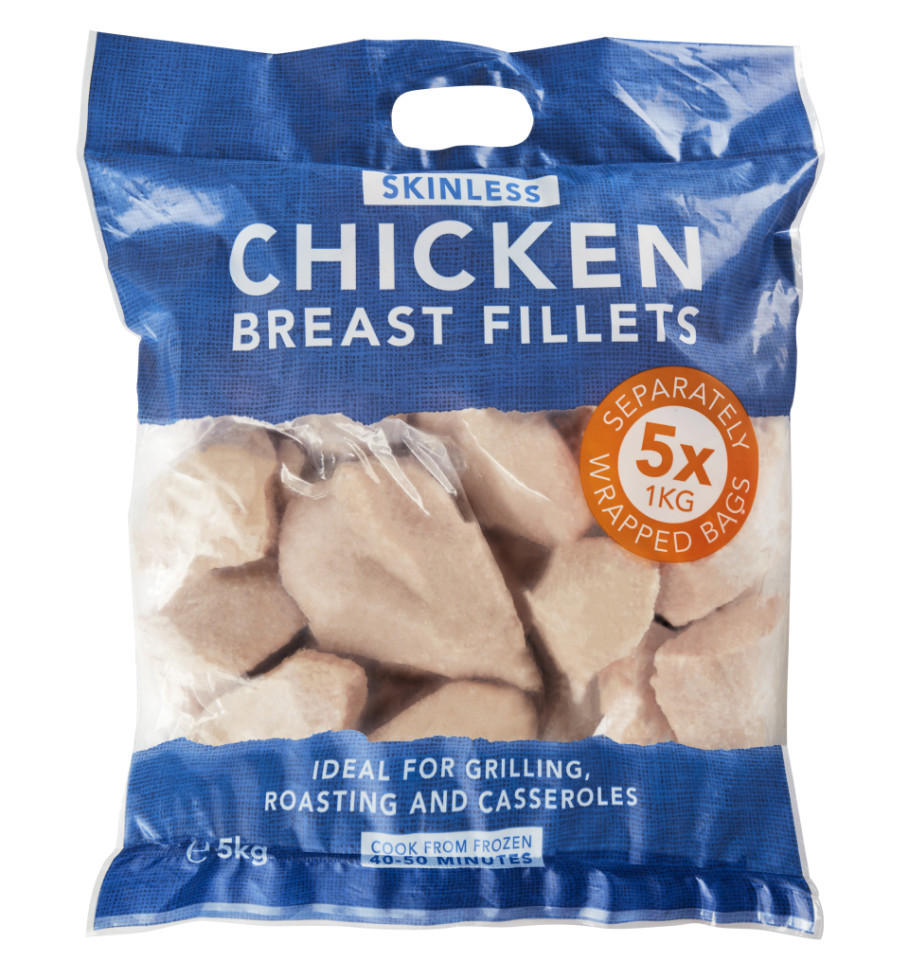 Skinless Chicken Breast Fillets 5kg | Chicken | Iceland Foods