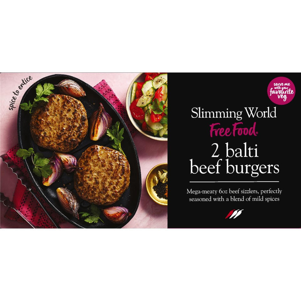 Slimming world burgers store