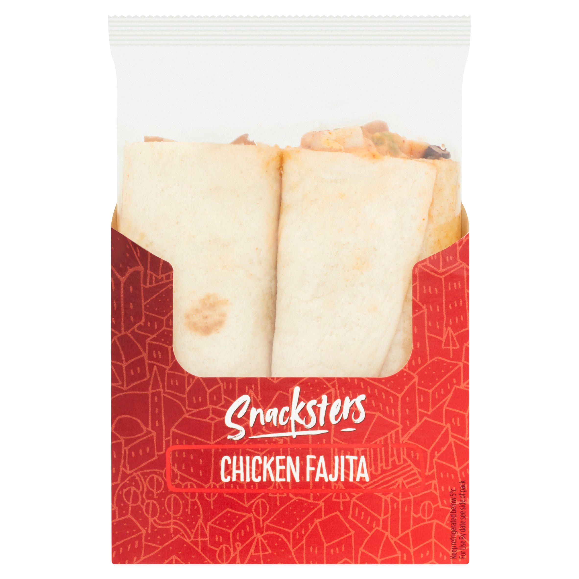 Snacksters Chicken Fajita Wrap | Chilled Ready Meals & Snacks | Iceland ...