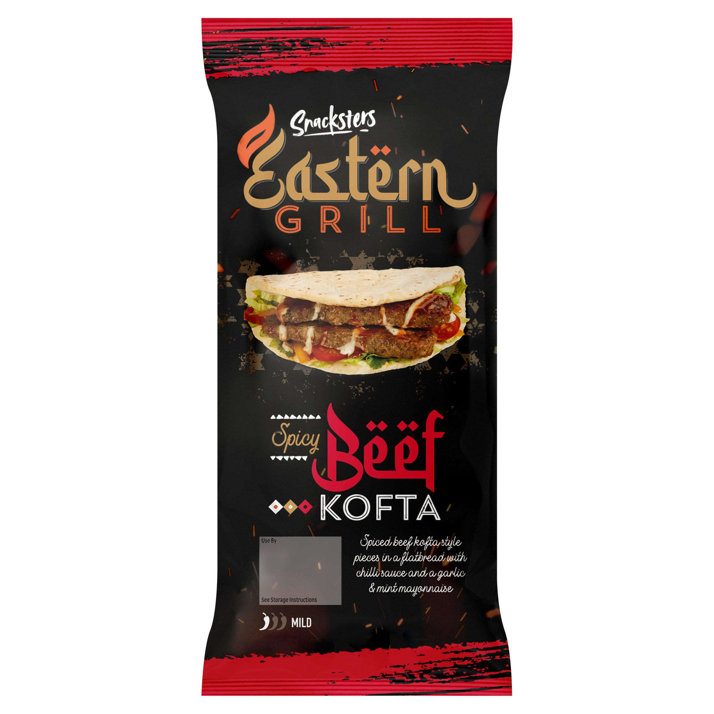 Snacksters Eastern Grill Spicy Beef Kofta 180g | Chilled Ready Meals ...